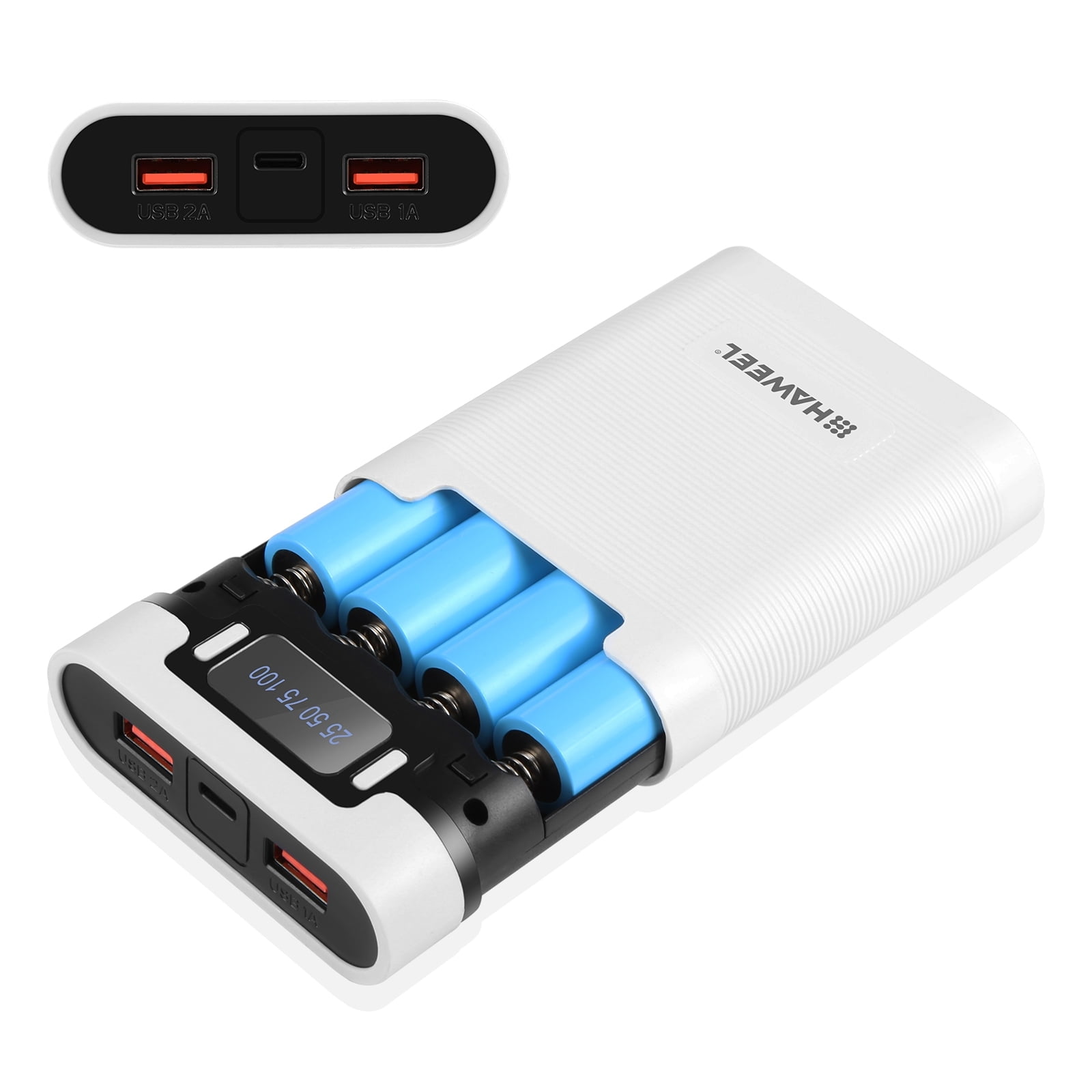 Charging case,Shell Box USB Bank Shell Box USB Output Indicator Box USB ...