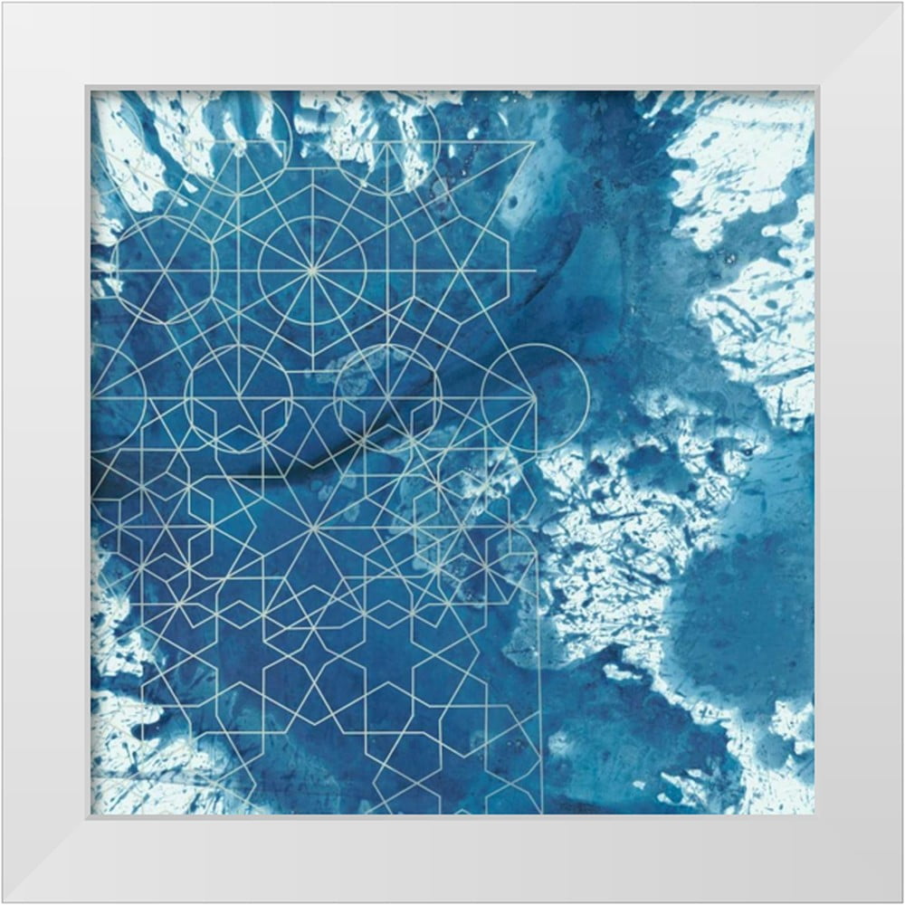 Chariklia, Zarris 26x26 White Modern Wood Framed Museum Art Print ...