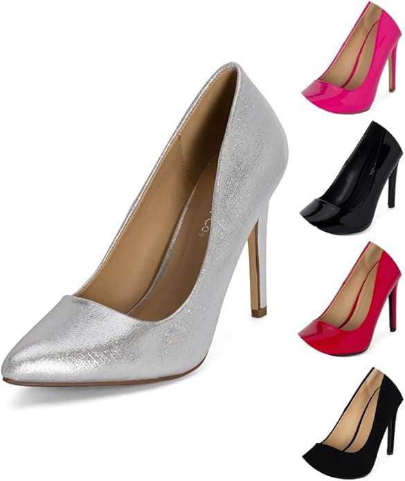 Chariot & Co: Mall- Womens Pointed Toe Stiletto Pumps - 4" Heels ...
