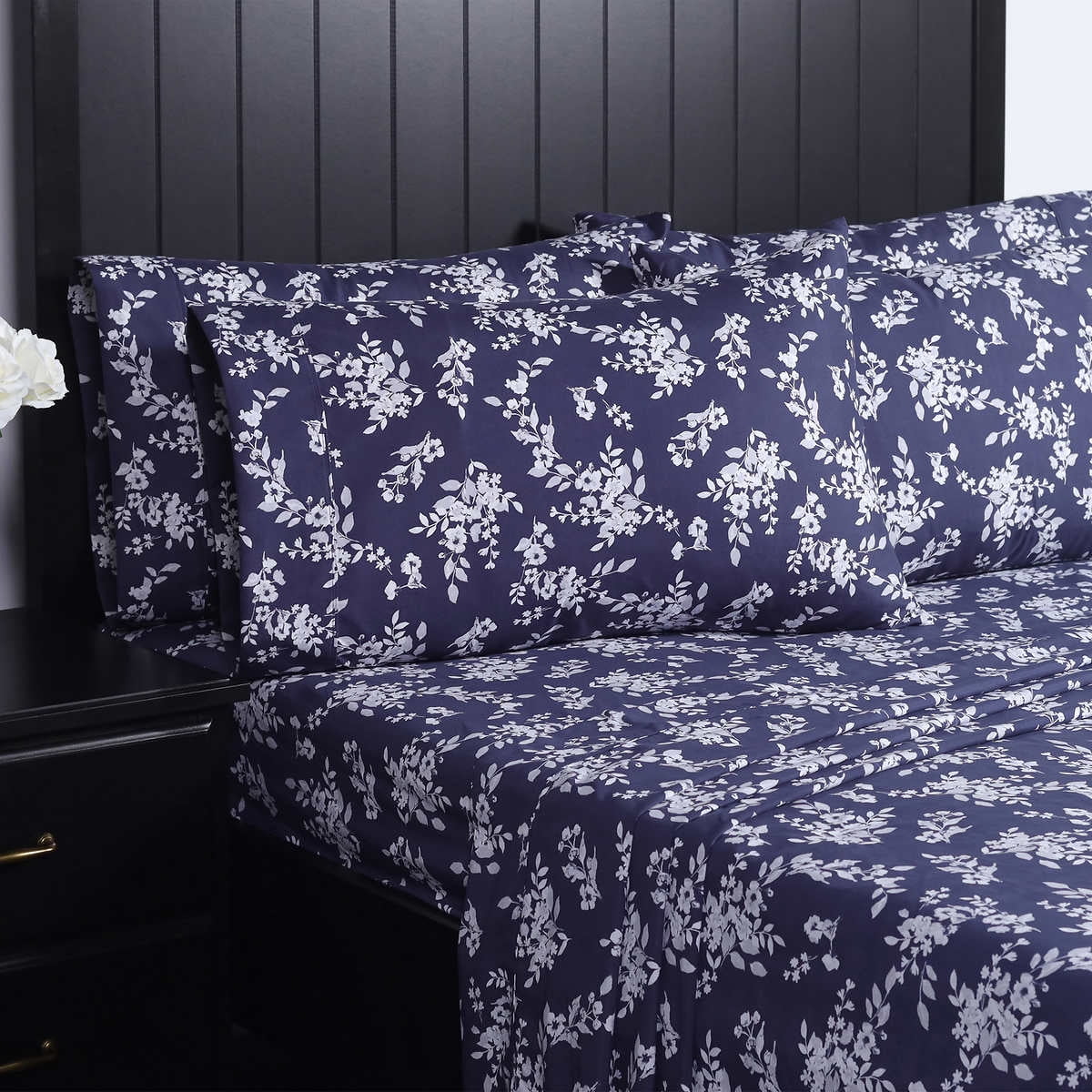 Charisma Microfiber Sheet Set – Blue, California King - Walmart.com