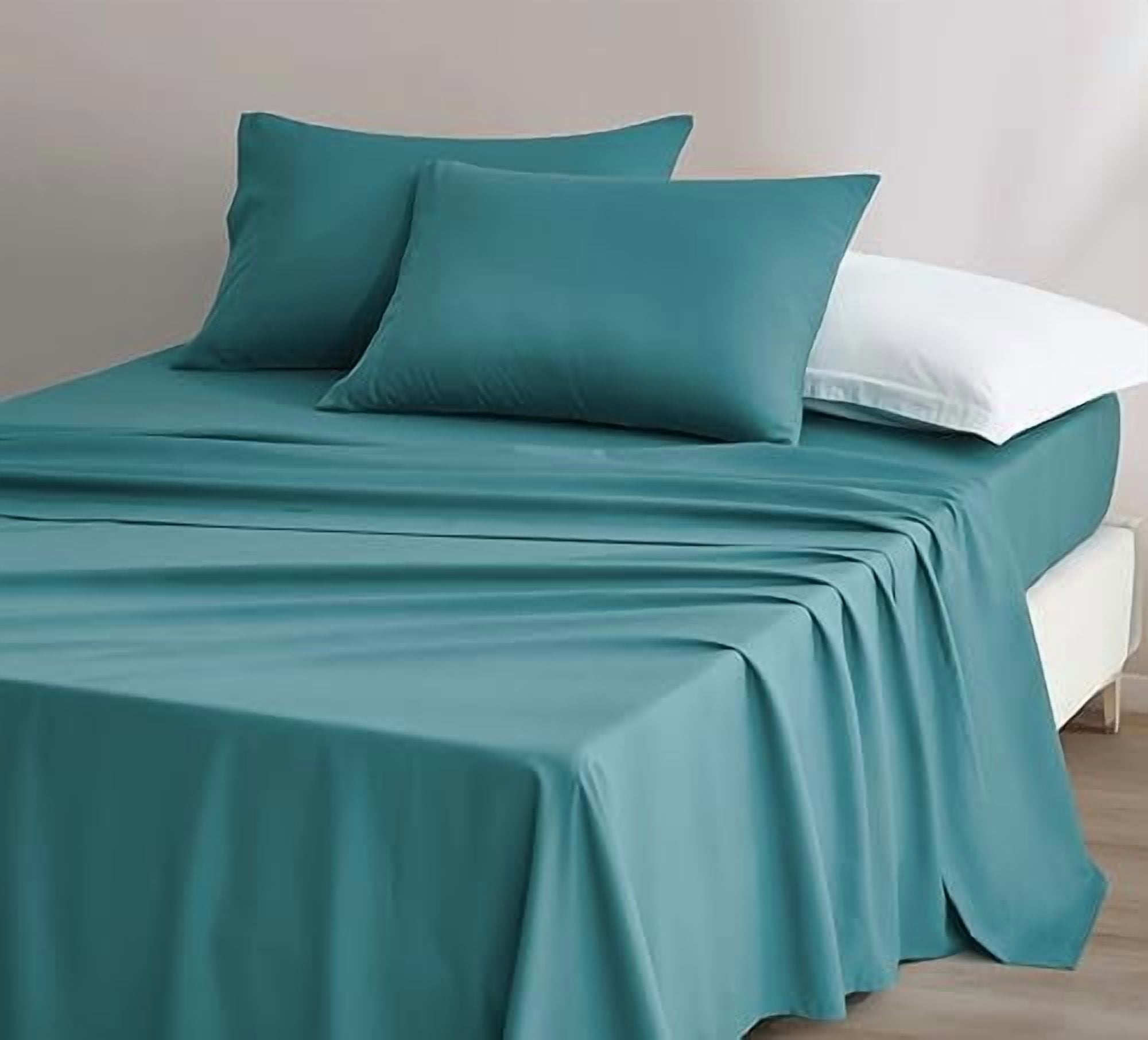 Charisma Tencel Modal Blend Bed Sheets California King Size 4-Piece ...