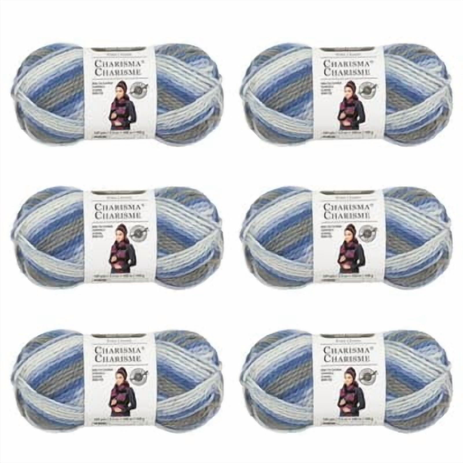 Loops & Threads Charisma Yarn - Multicolor Yarn for Knitting, Crochet ...