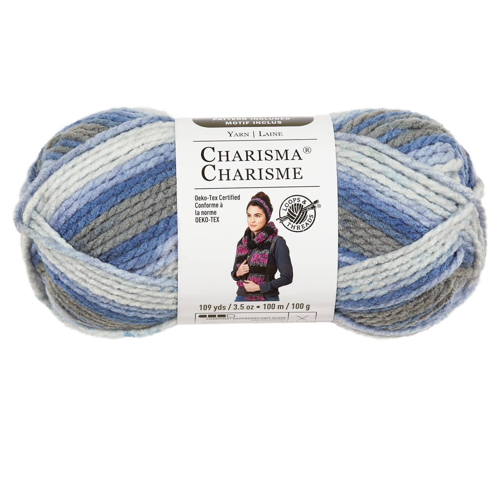 Charisma Yarn by Loops & Threads - Multicolor Yarn for Knitting ...