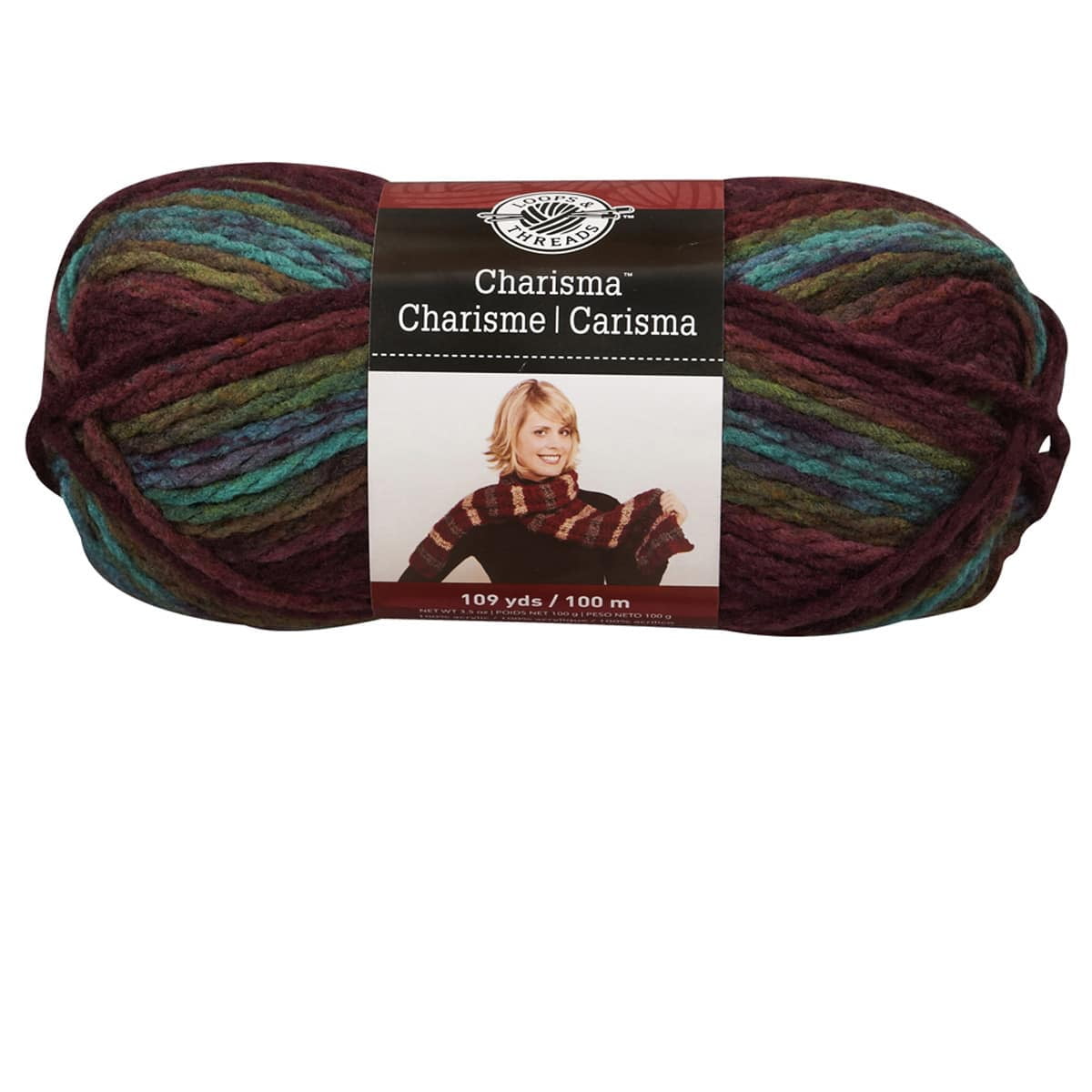 Charisma Yarn by Loops & Threads - Multicolor Yarn for Knitting ...