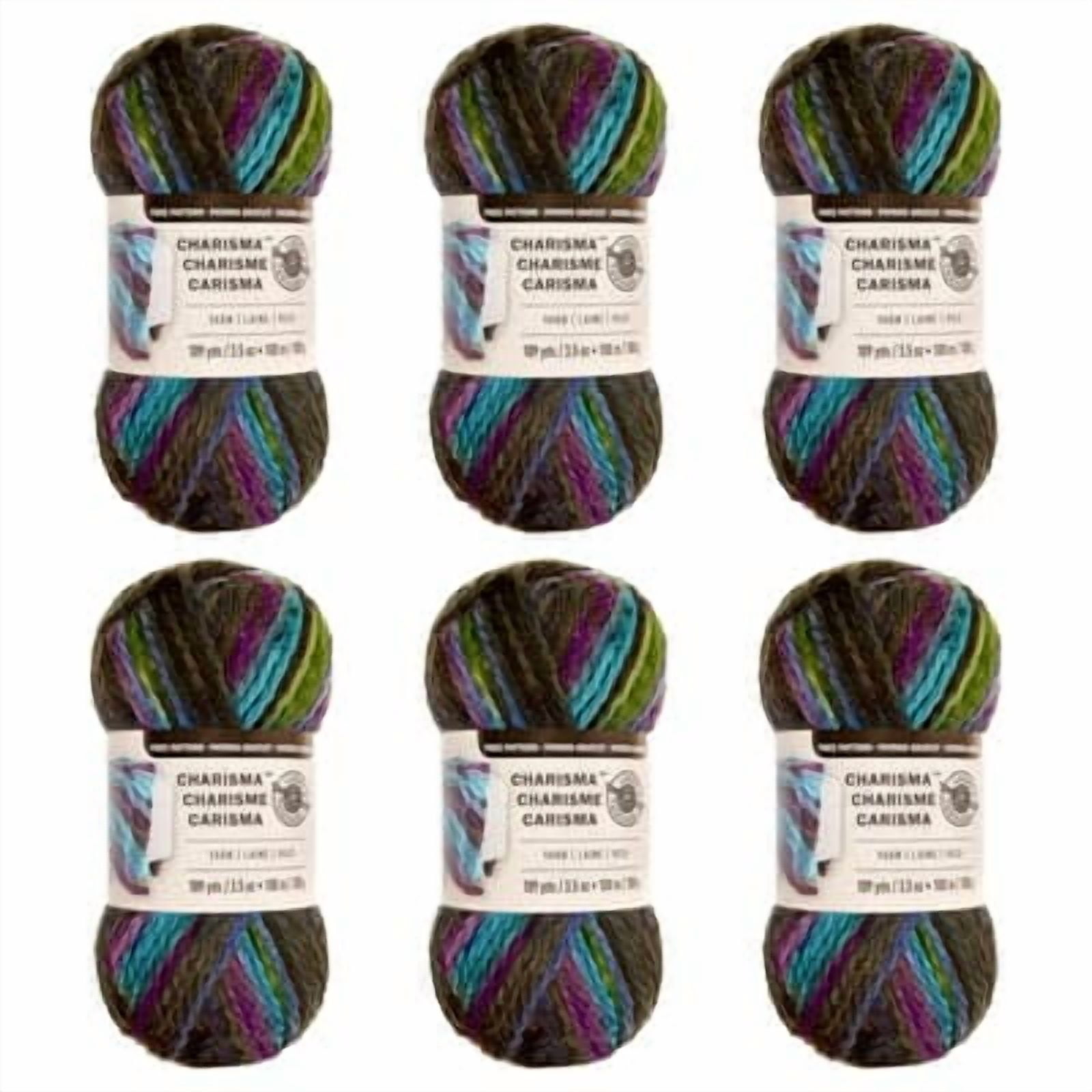 Loops & Threads Charisma Yarn - Multicolor Yarn for Knitting, Crochet ...