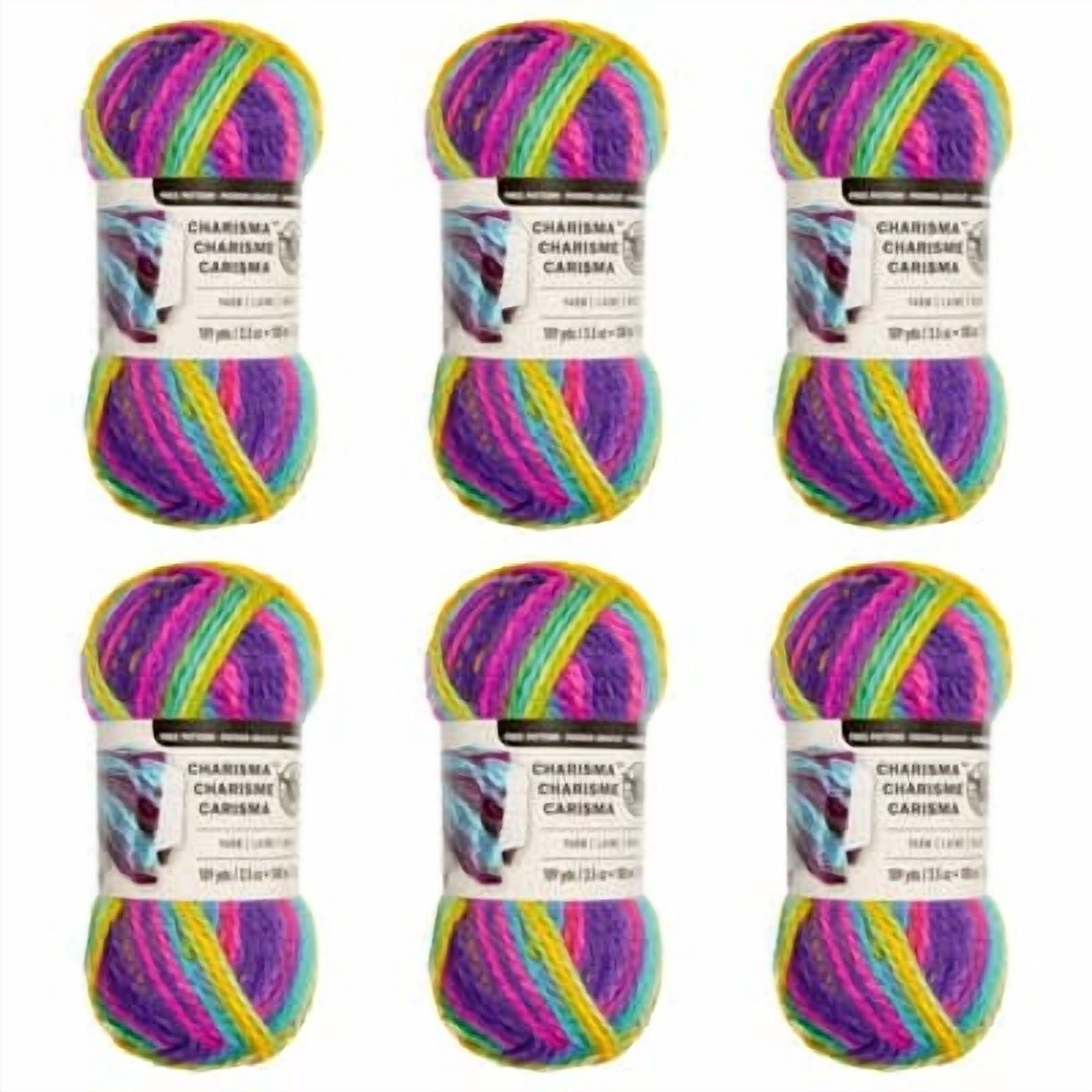 Charisma Yarn by Loops & Threads - Multicolor Yarn for Knitting ...