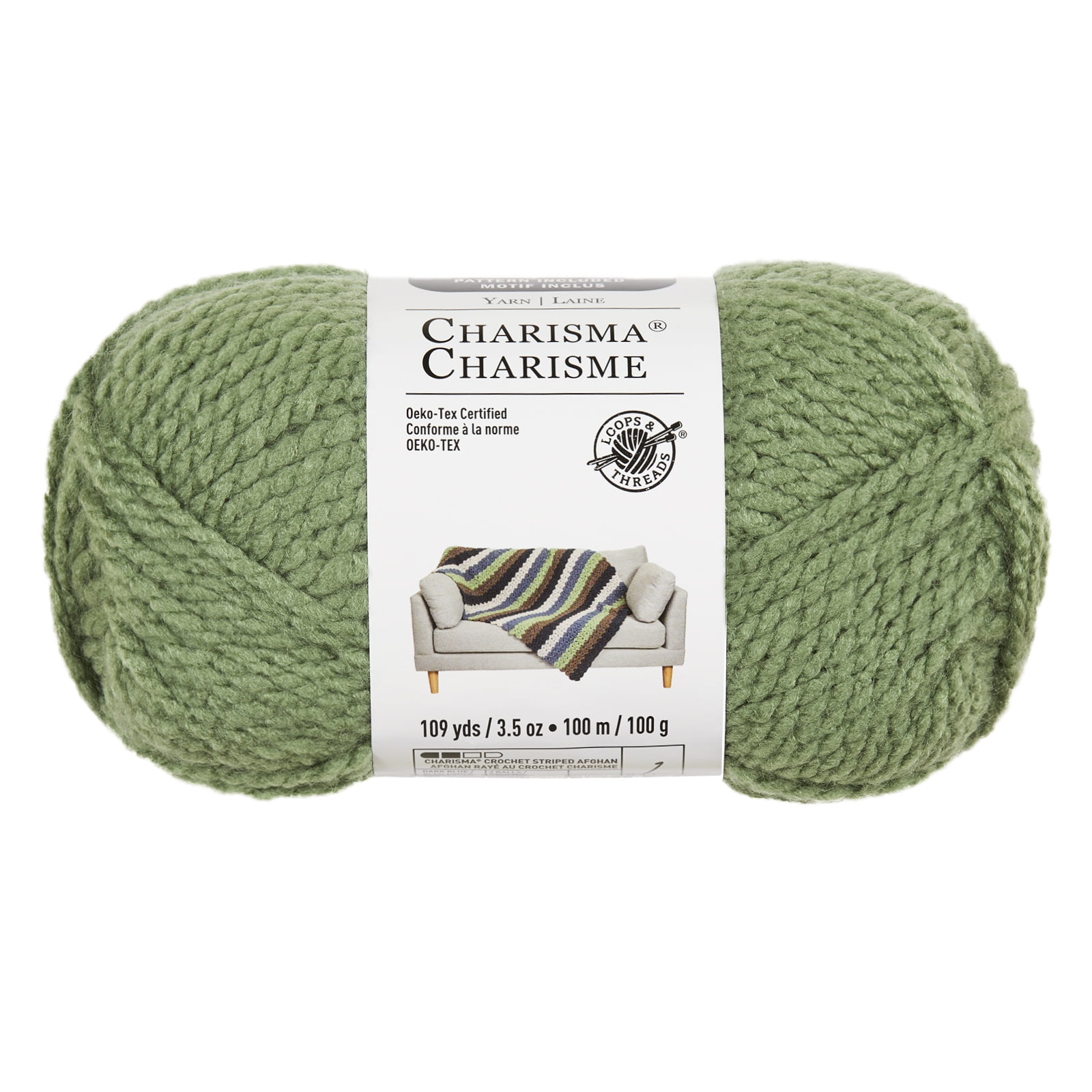Charisma Loops & Threads Acrylic Yarn, Multicolor for Crochet ...