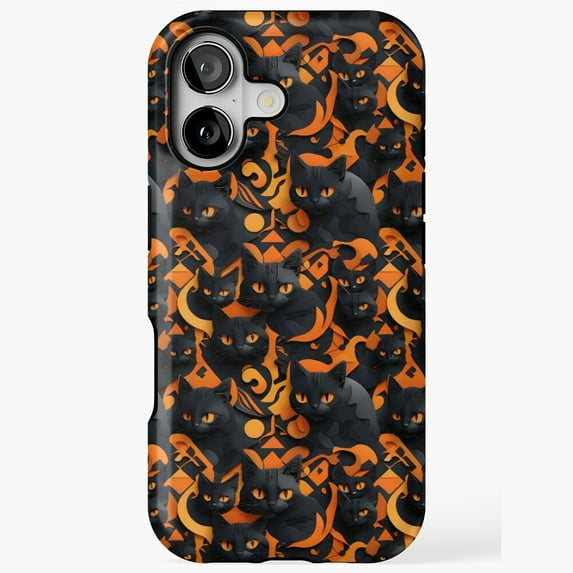 Charismatic Cat Parade Artwork iPhone 17 11 12 13 14 15 16 Pro Max Case ...