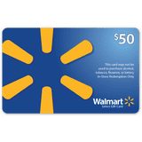 Charitable $50 Walmart Gift Card (Alcohol/Tobacco/Lottery/Firearms ...