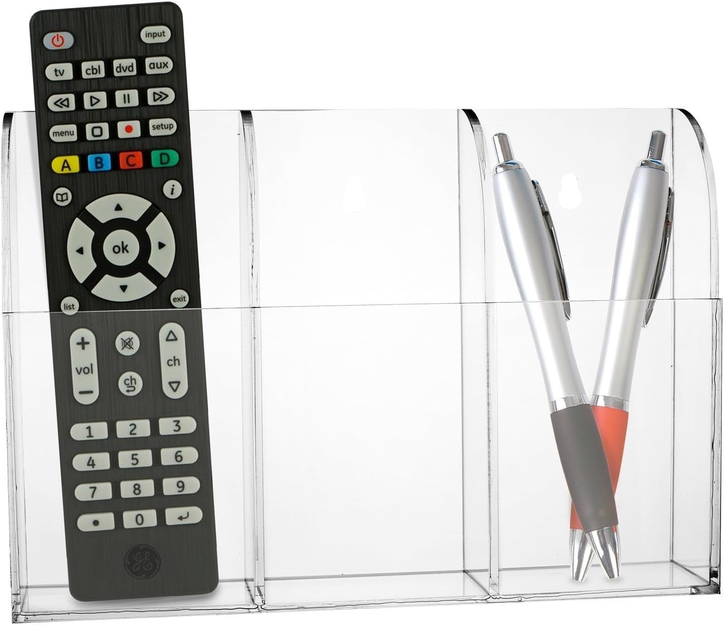 My Charity Boxes Remote Control TV Acrylic Wall Storage Box Organizer ...