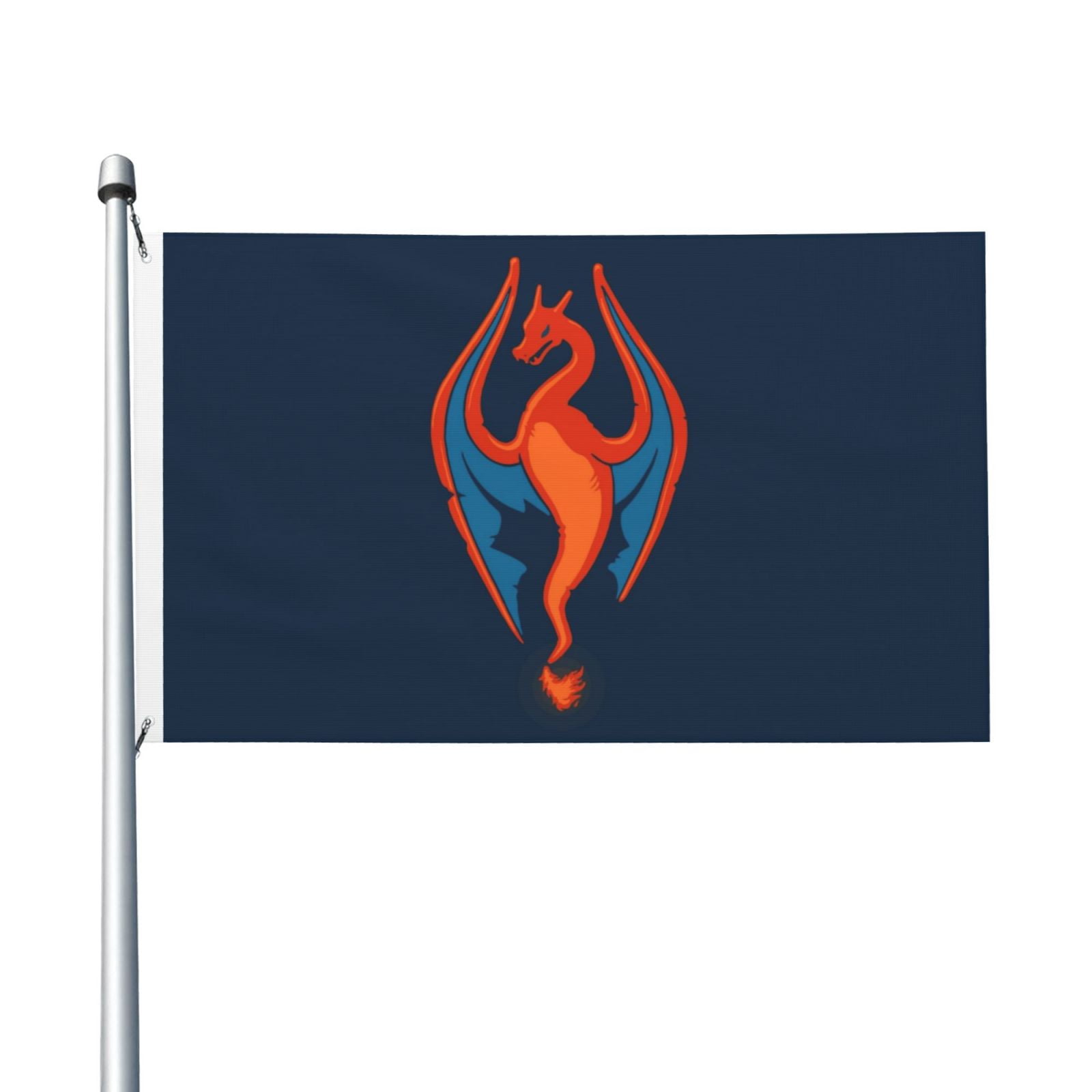 Charizard 3x5ft Face Flag Fade Proof Holiday Fall Flag Outdoor Banner ...