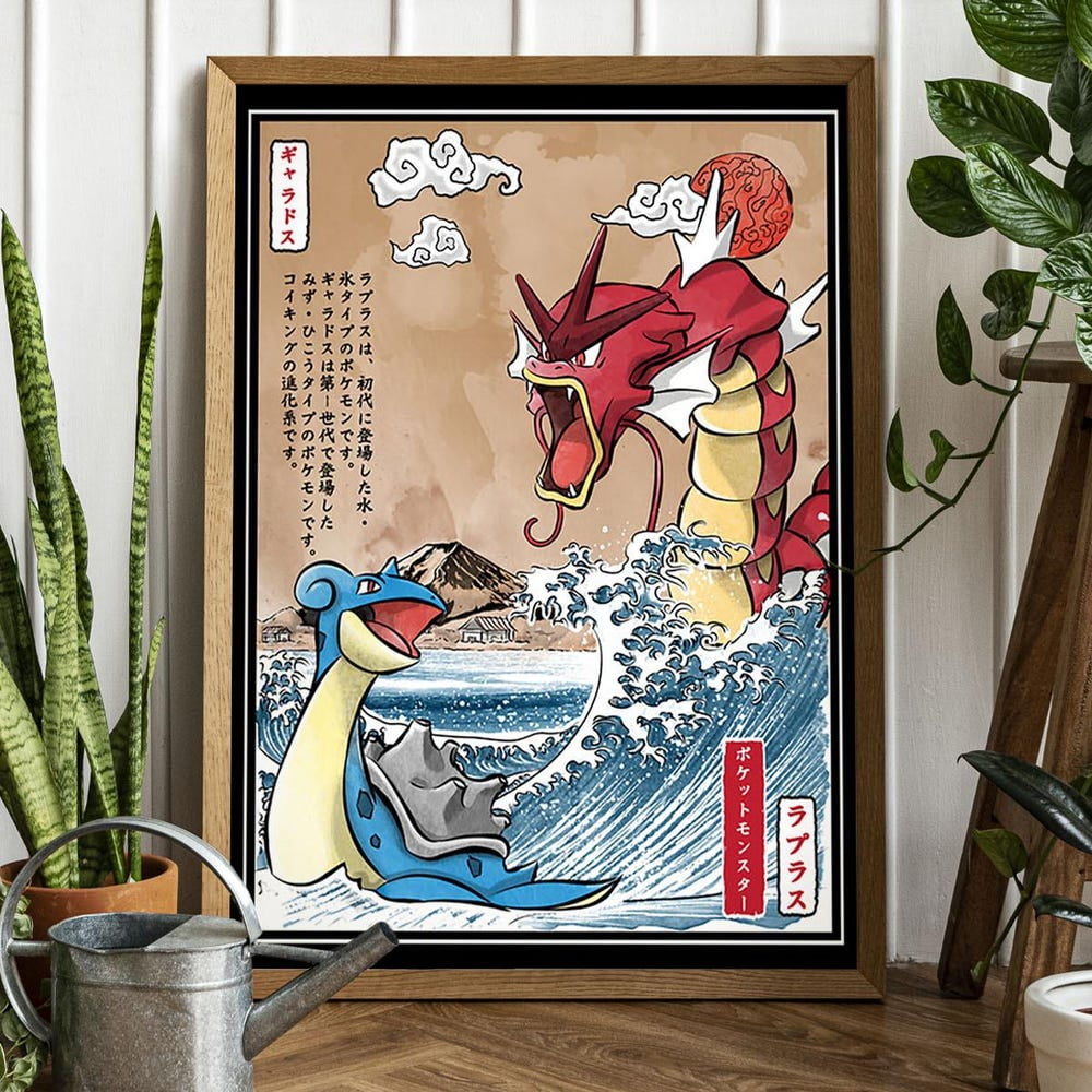 Charizard - Blastoise - Pikachu - Anime Print - Charizard Print ...