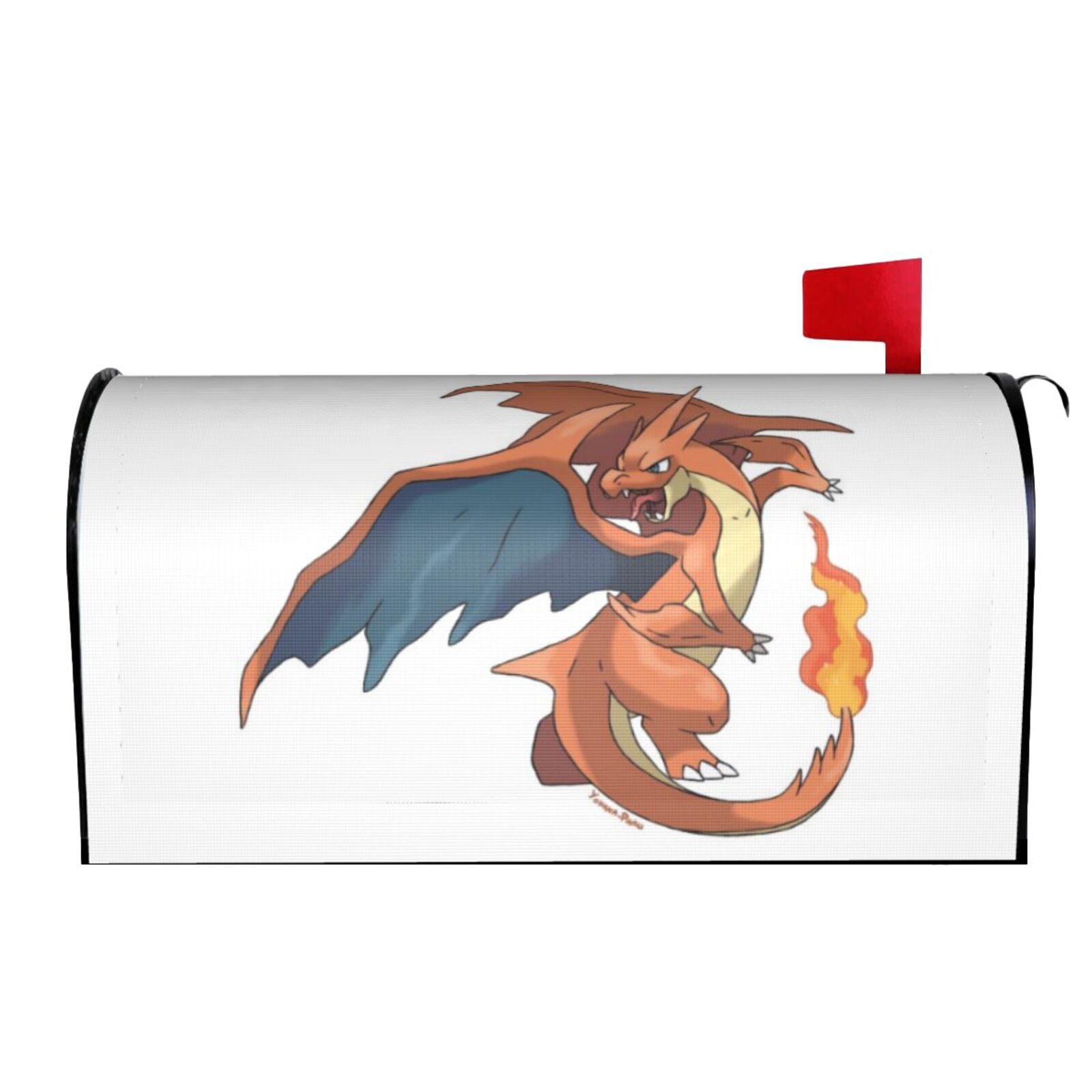 Charizard Cartoon Character Mailbox Cover Magnetic Standard Size, Post ...