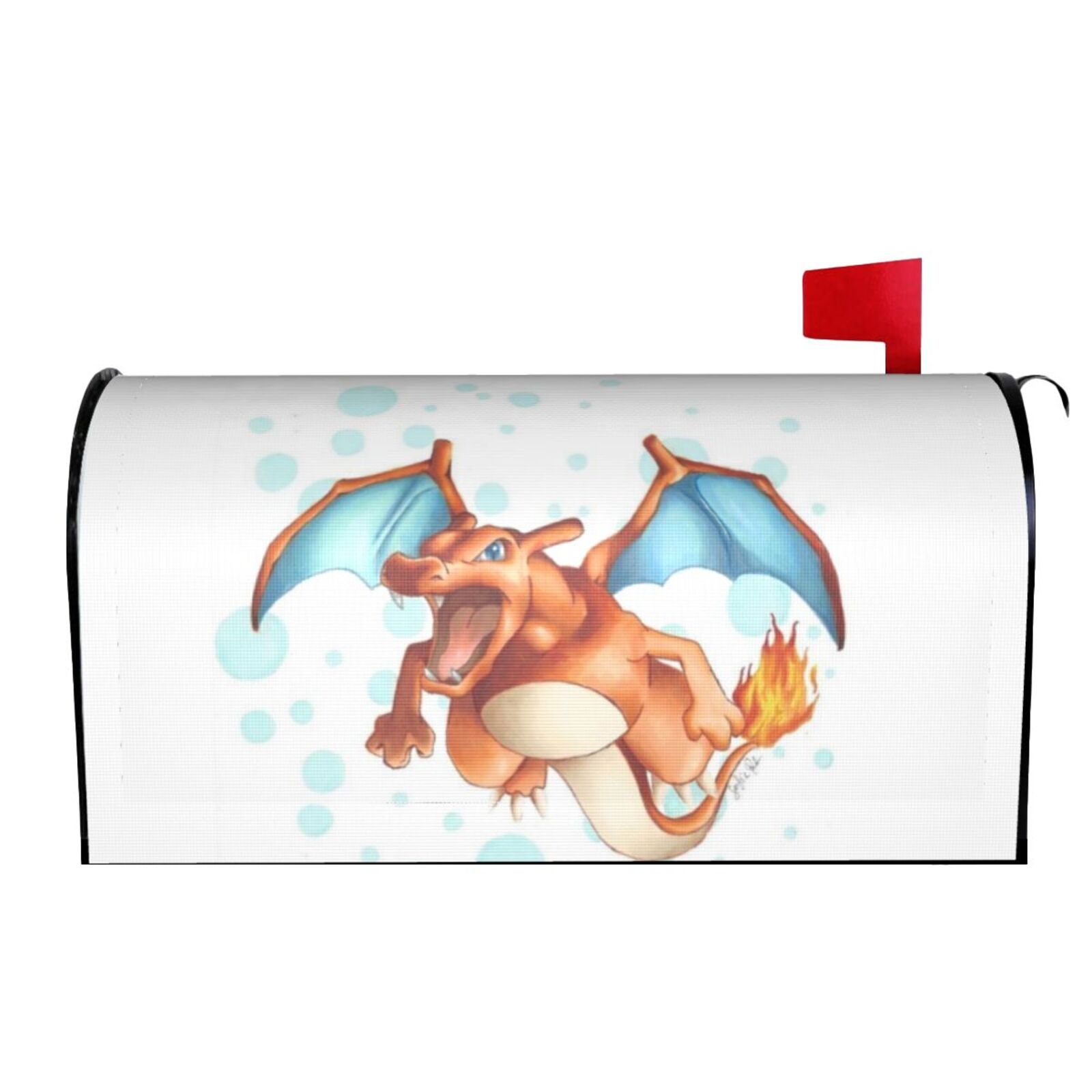 Charizard Cartoon Character Mailbox Cover Magnetic Standard Size, Post ...