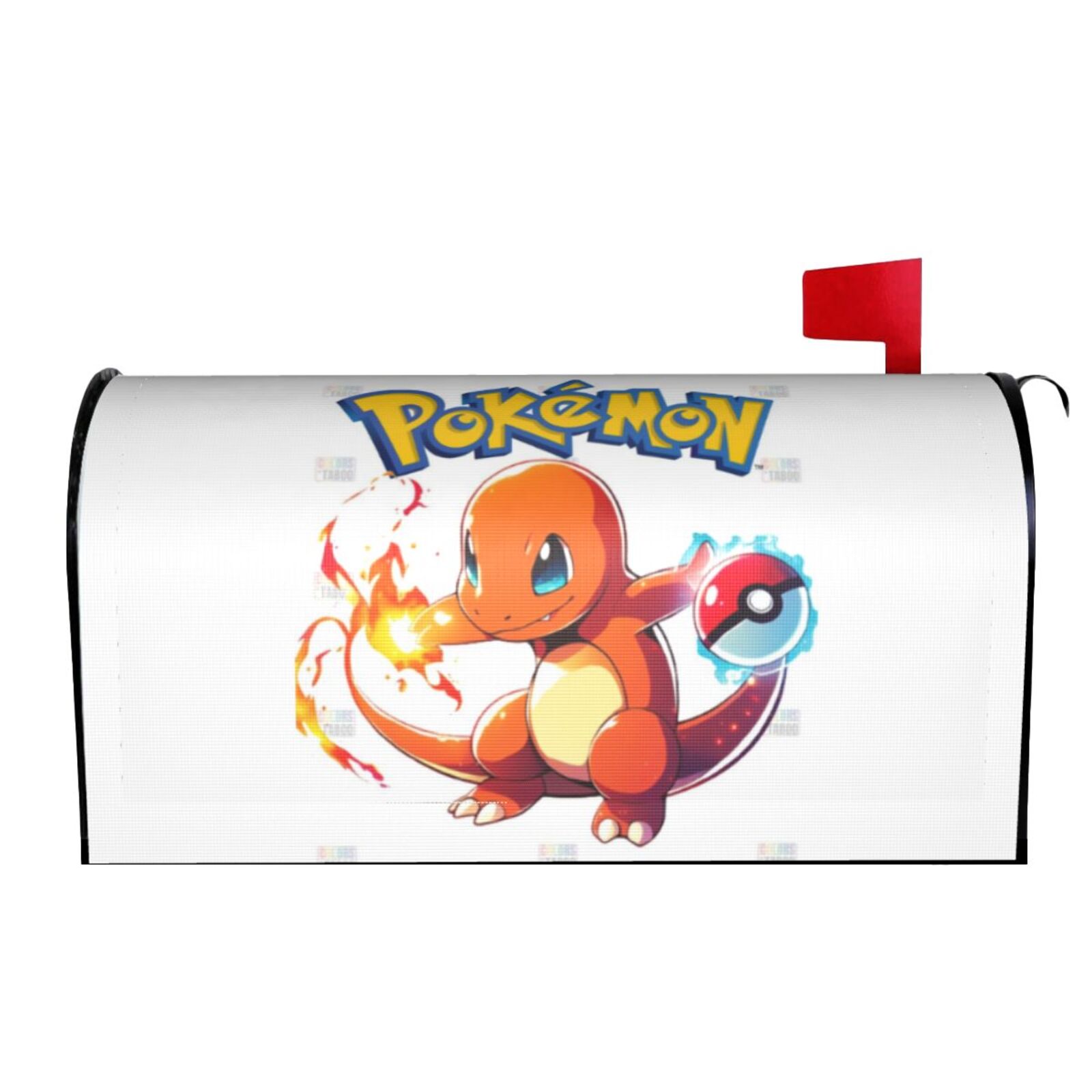 Charizard Cartoon Character Mailbox Cover Magnetic Standard Size, Post ...