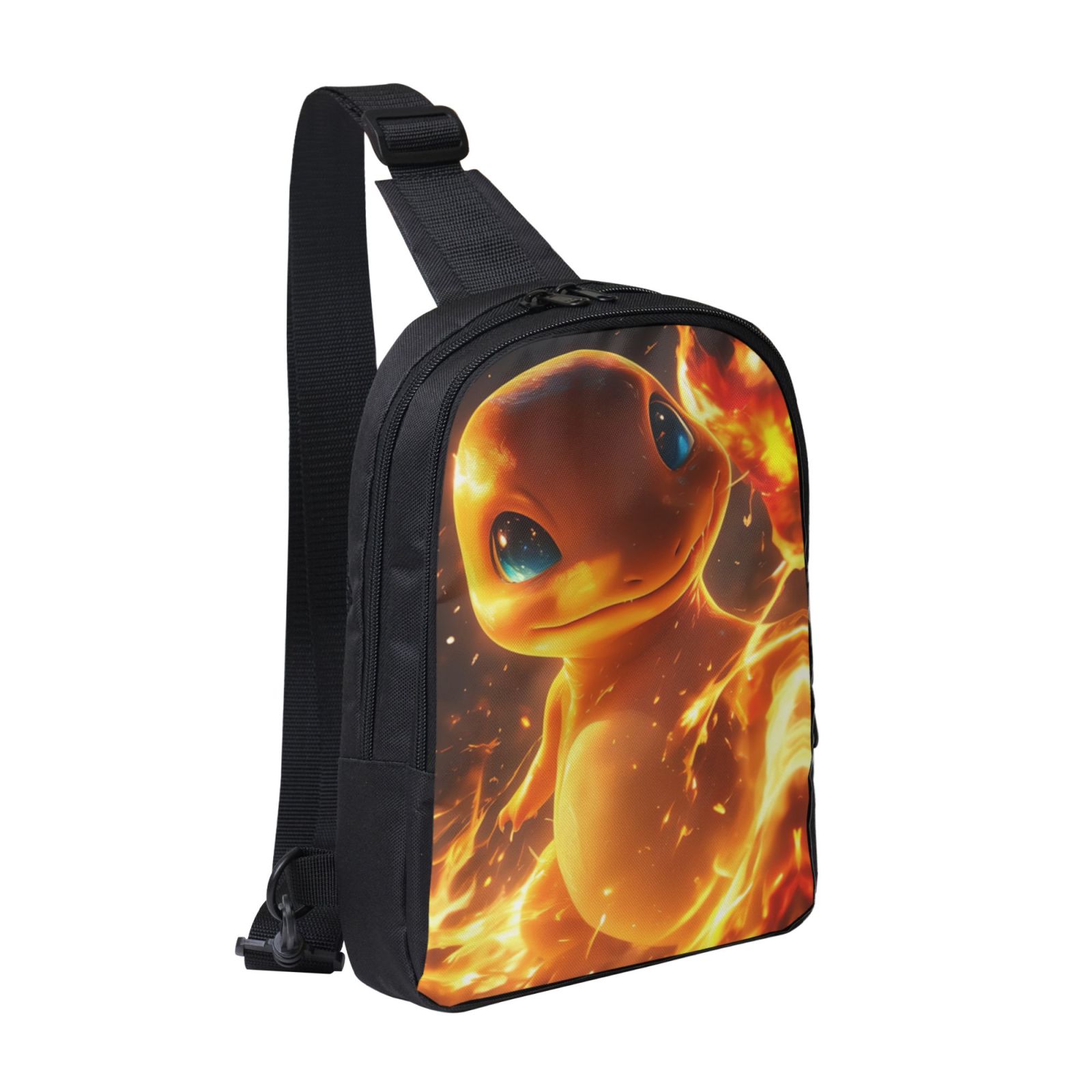 Charizard Chest Bag with Dual Pockets , Crossbody Shoulder Bag with ...