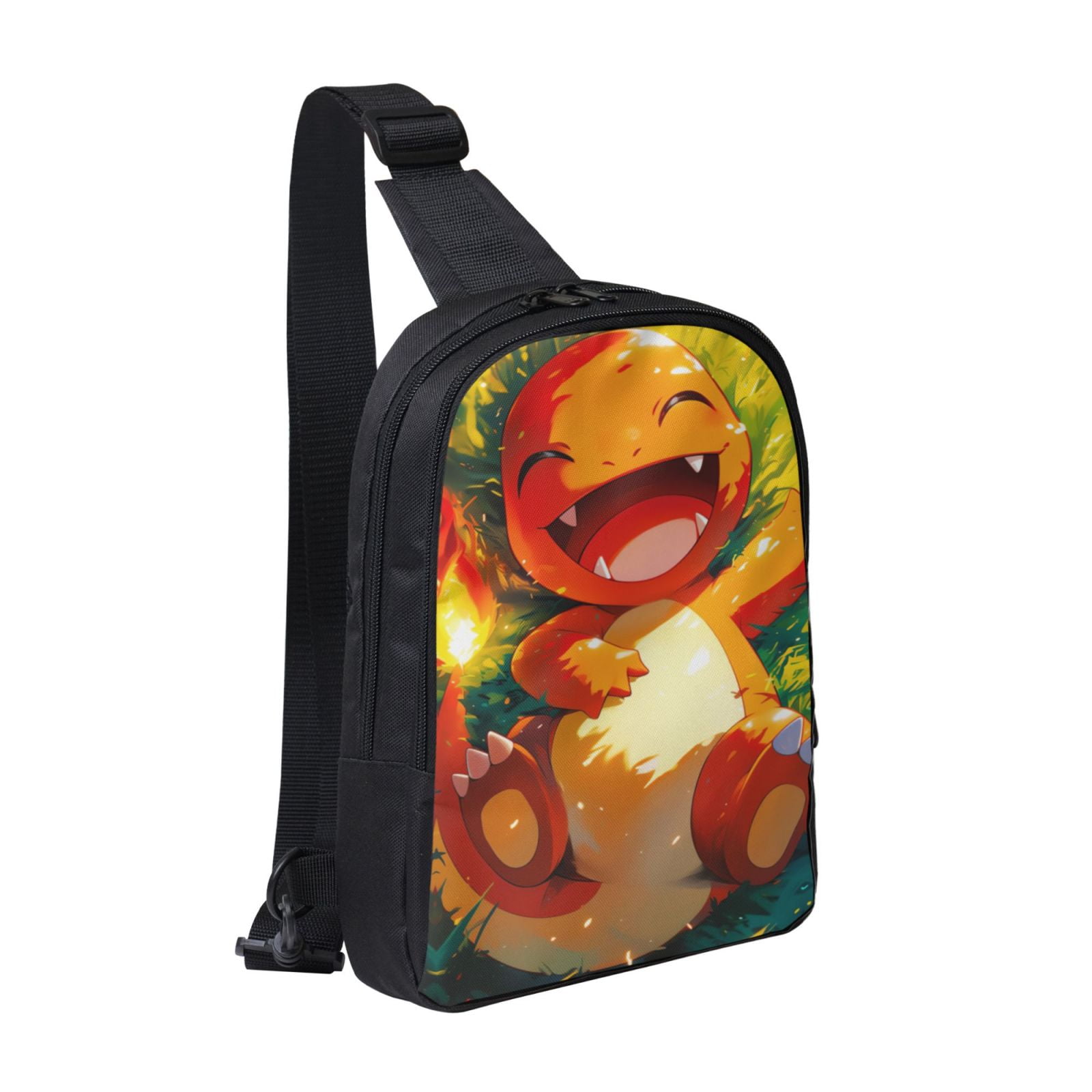 Charizard Chest Bag with Dual Pockets , Crossbody Shoulder Bag with ...