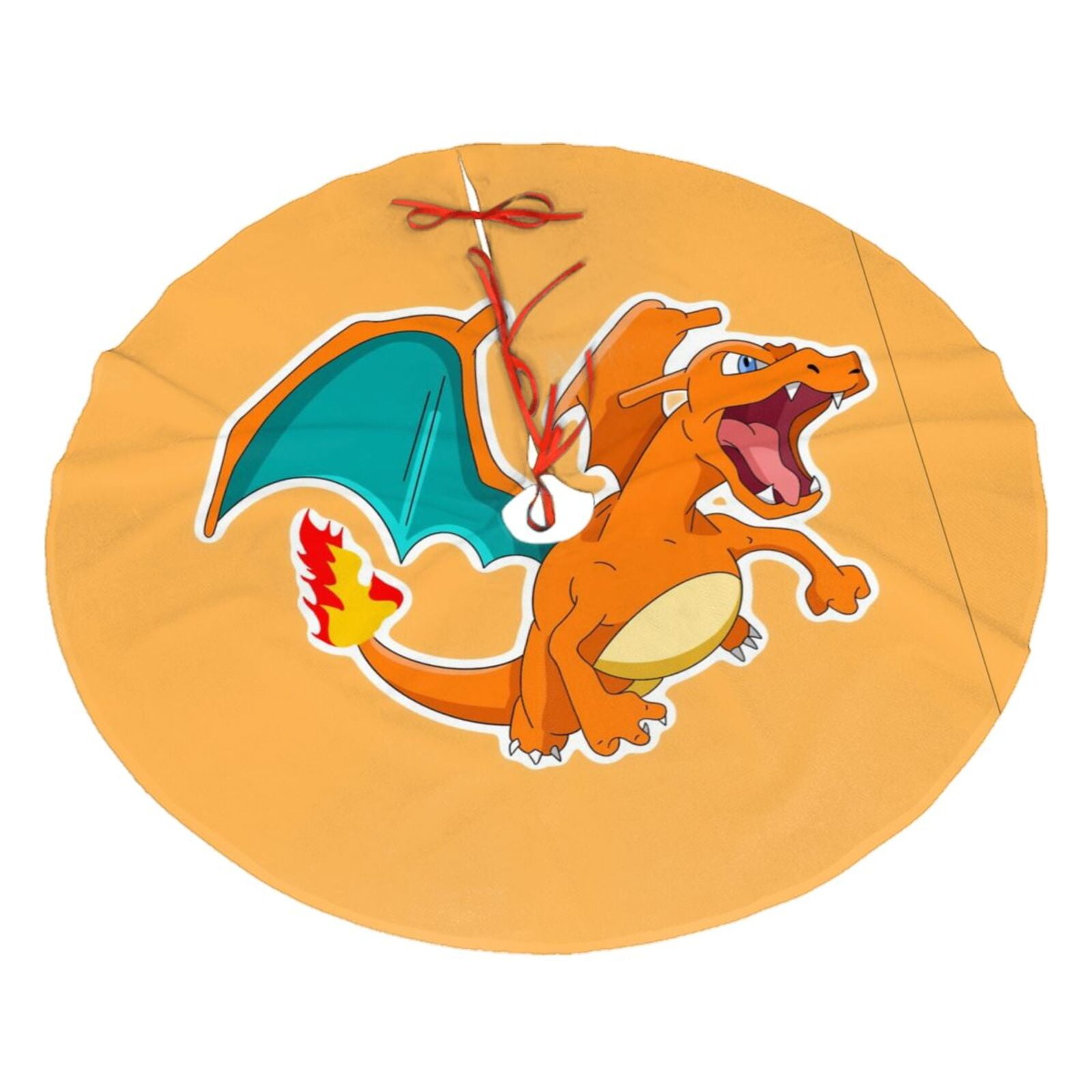 Charizard Christmas Tree Skirt Large Merry Christmas Tree Rug Skirts ...