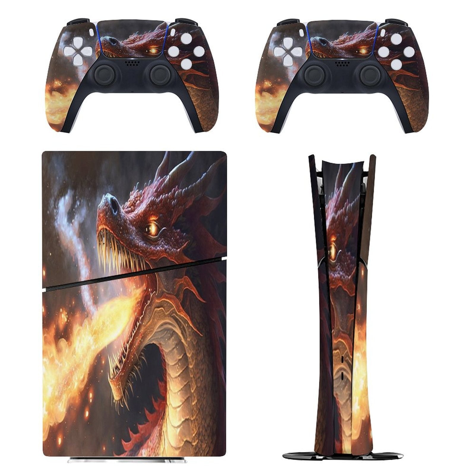 Charizard, Cool,dragon PS5/PS5 Slim Digital Disc Skin Sticker For ...