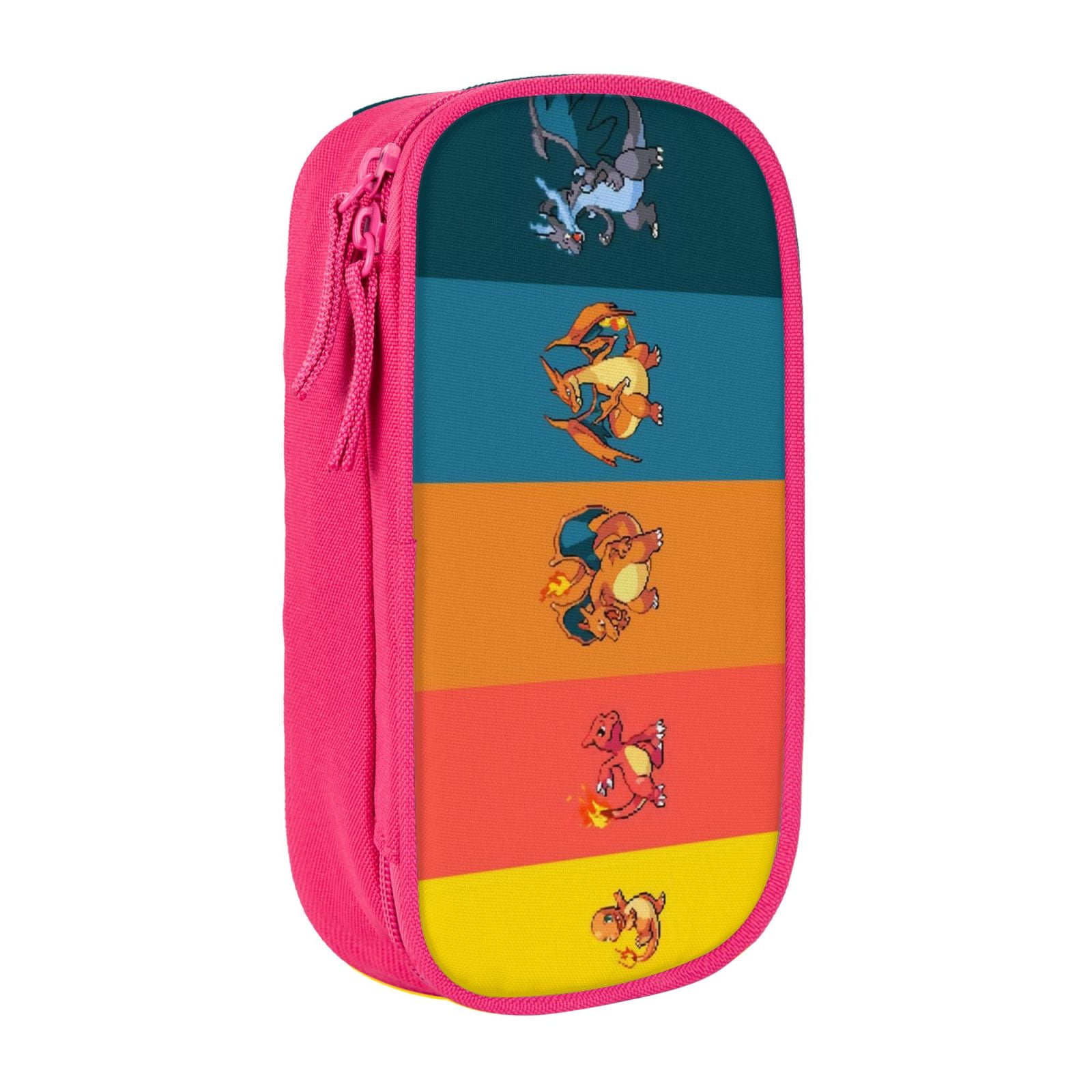 Charizard Evolution Pencil Case,Big Capacity Pencil Pouch Stationery ...