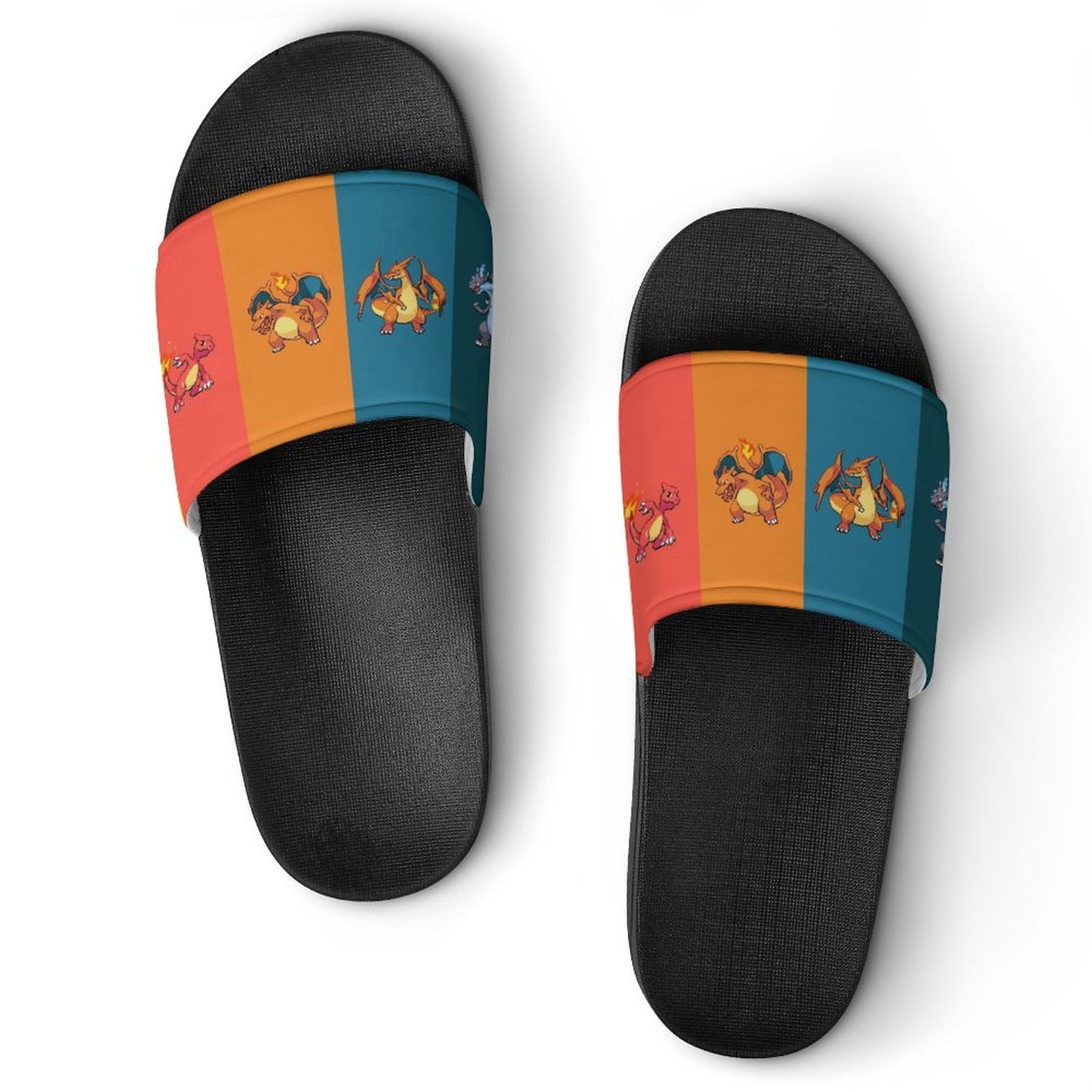 Charizard Evolution Slide Sandals for Women Men,Ultra Comfort Slippers ...