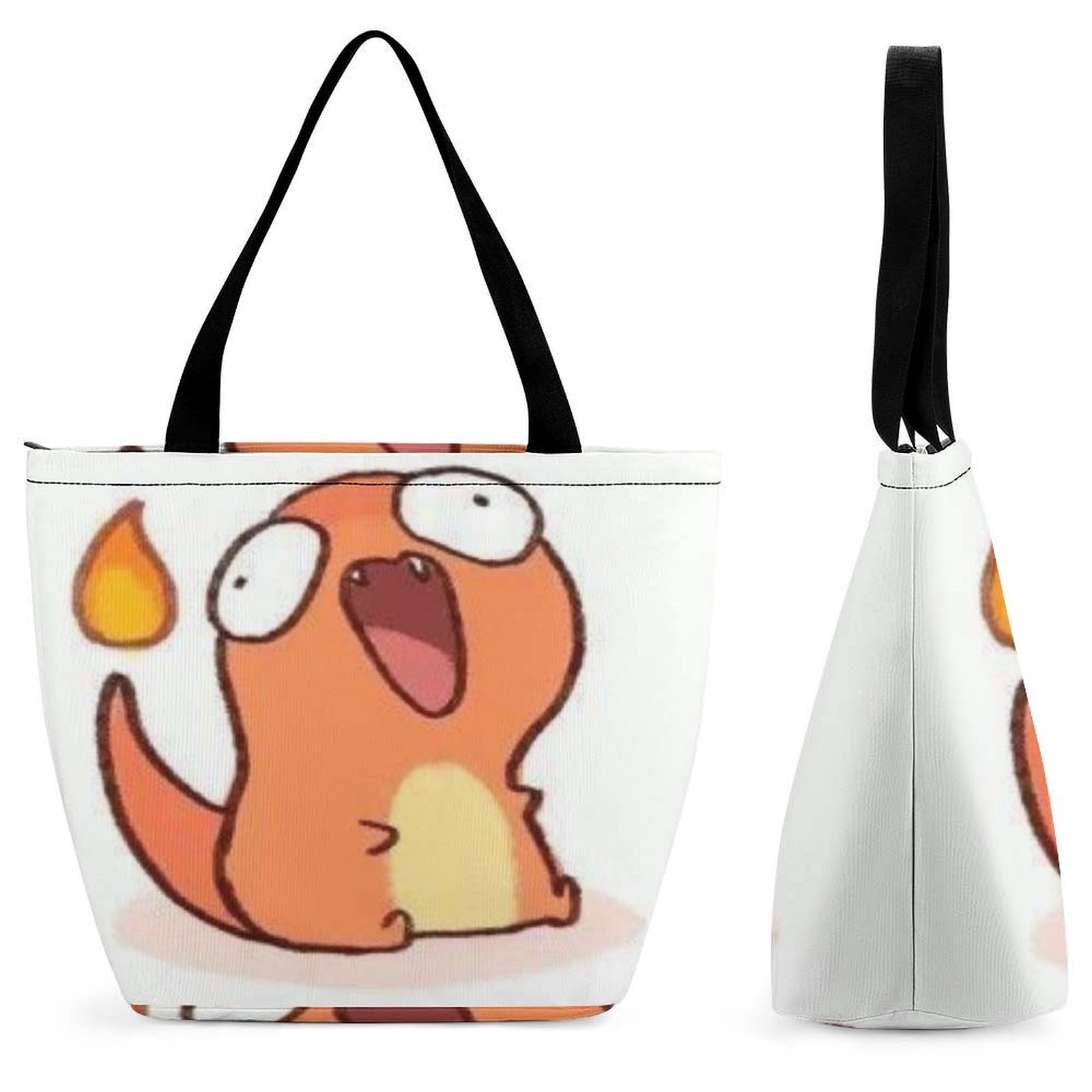 Charizard Handbag Anime Zipper Shopping Bag Charizard Merch - Walmart.com