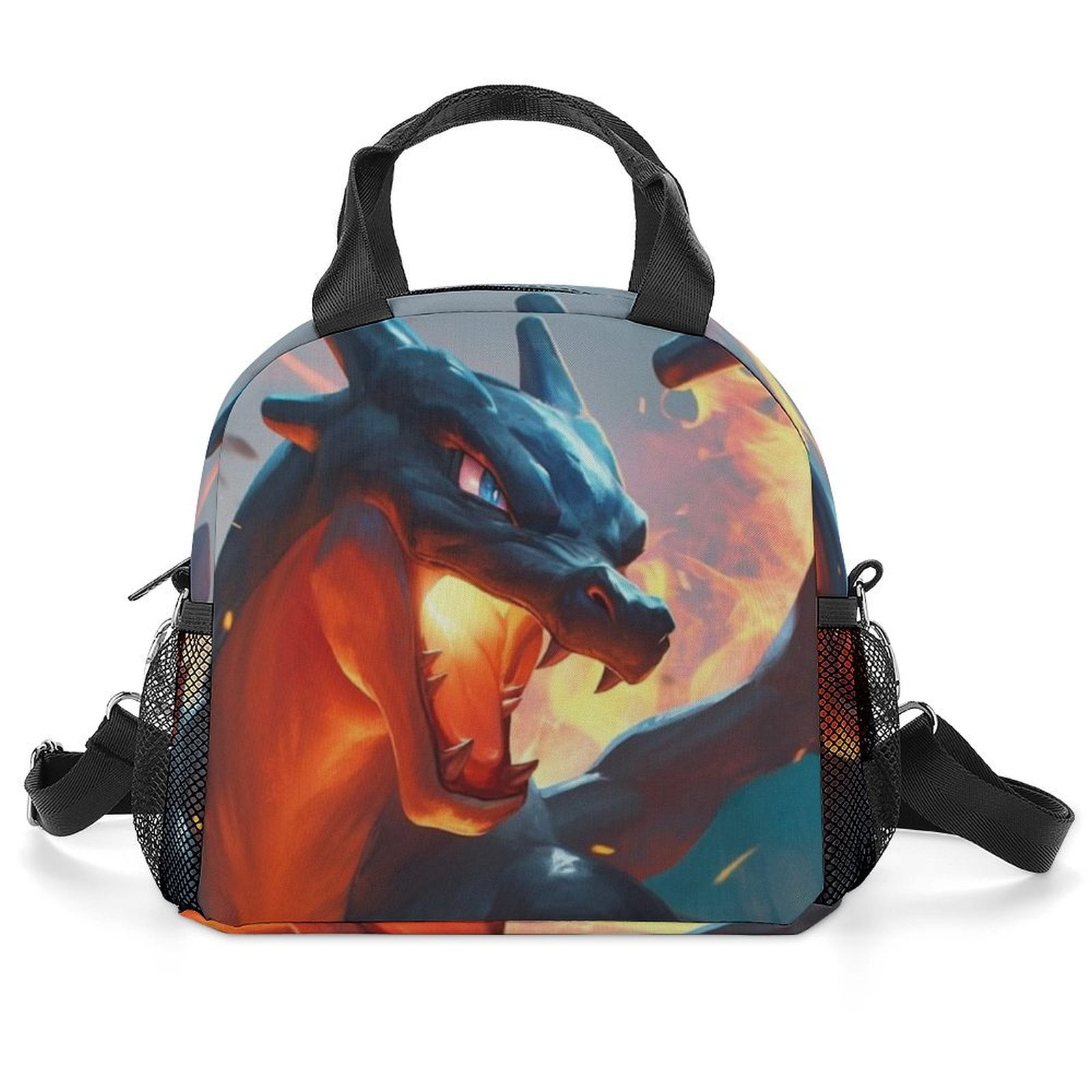 Charizard Lunch Bag Insulated Crossbody Anime for Work Picnic Travel ...