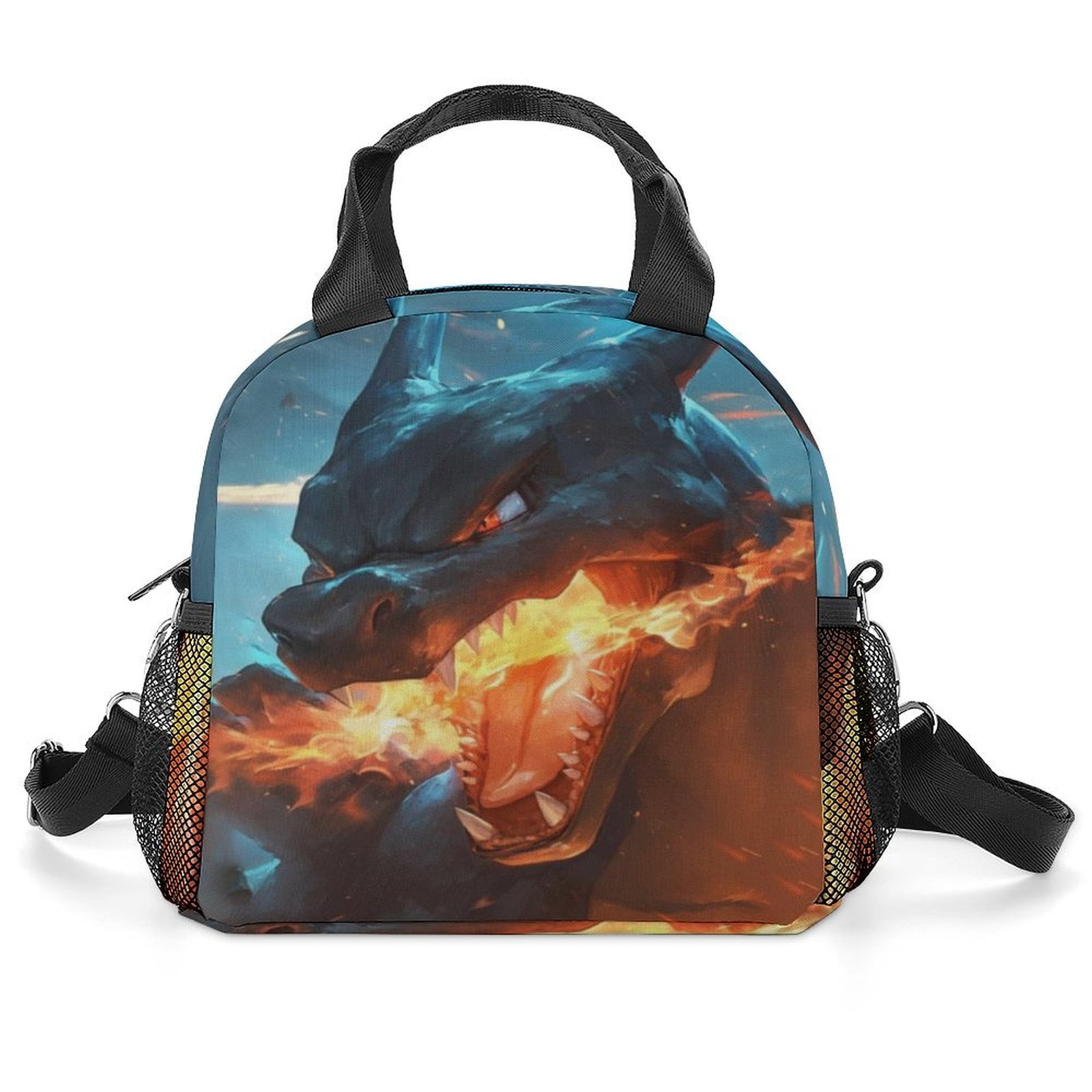 Charizard Lunch Bag Insulated Crossbody Anime for Work Picnic Travel ...