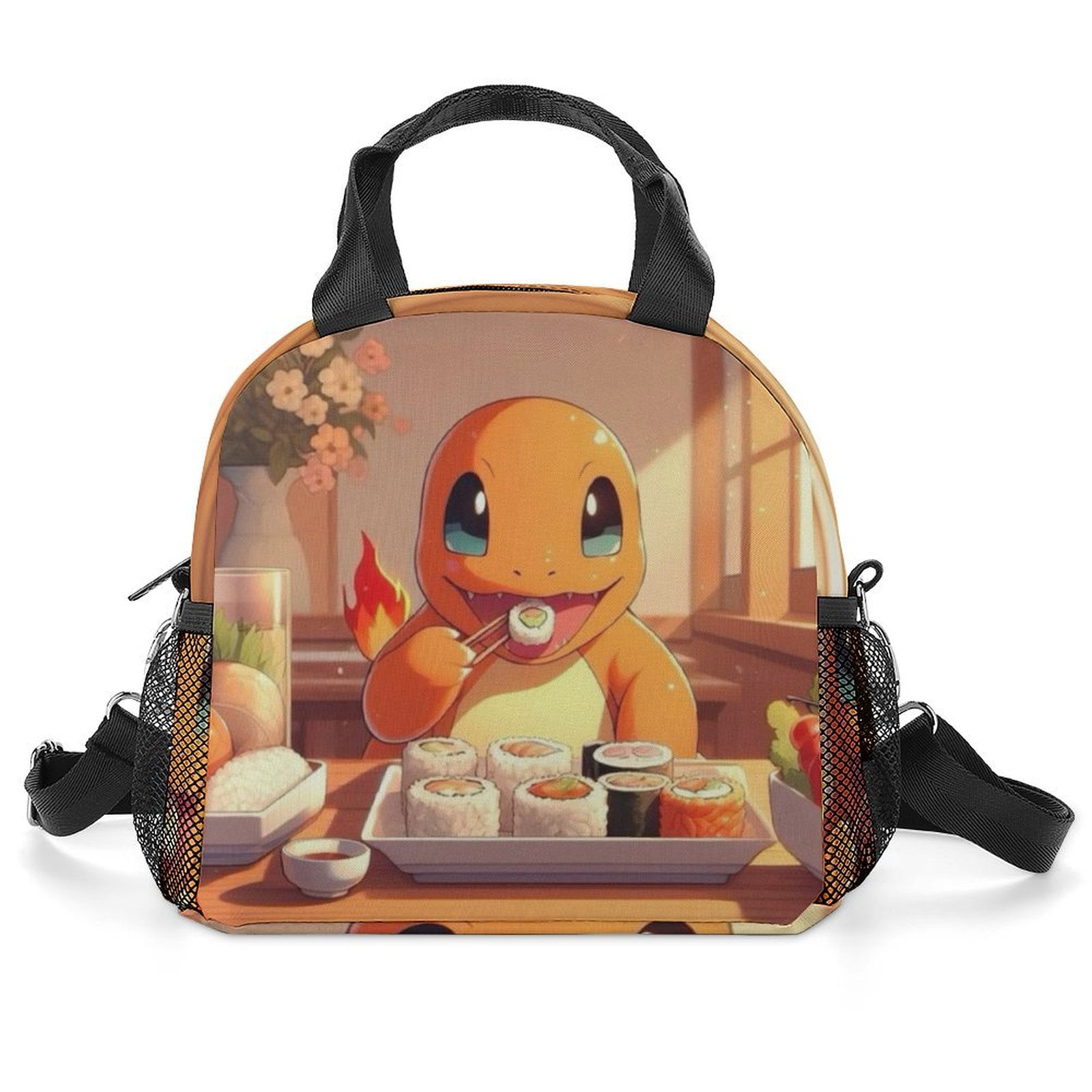 Charizard Lunch Bag Insulated Crossbody Anime for Work Picnic Travel ...