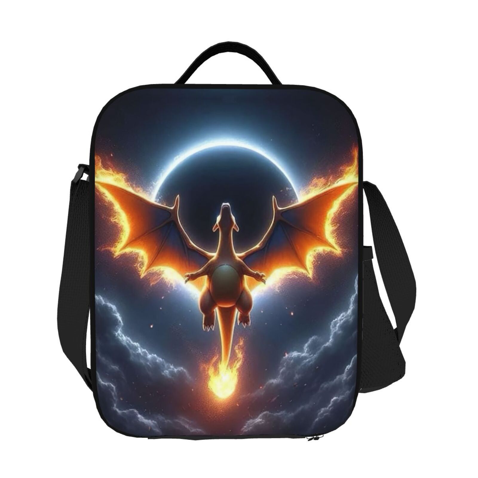 Charizard Lunch Bag Insulated Tote Portable Thermal Food Carrier for ...