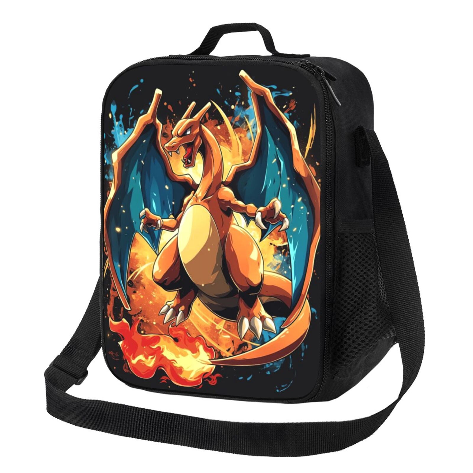 Charizard Lunch Bag Insulated Tote Portable Thermal Food Carrier for ...
