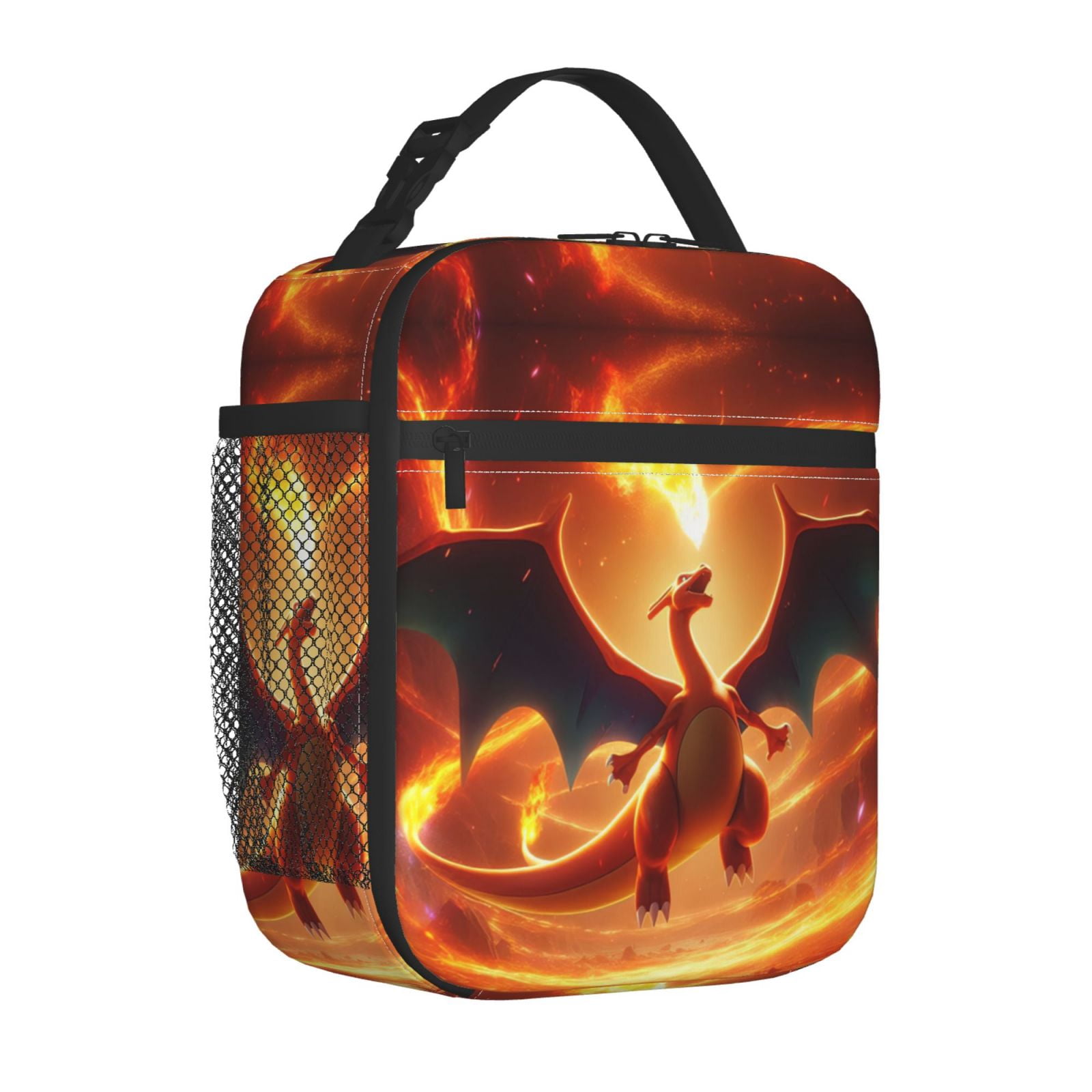 Charizard Lunch Bag Insulated Tote with Handle for Work or Travel ...