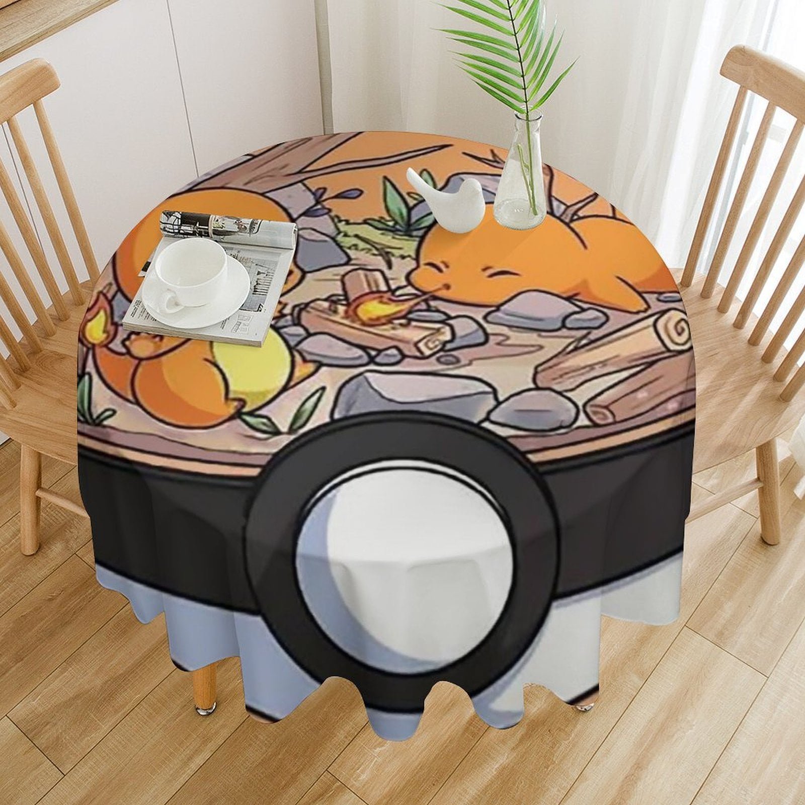 Charizard Tablecloth Anime for Dining Table Picnic Gift 50x50in ...