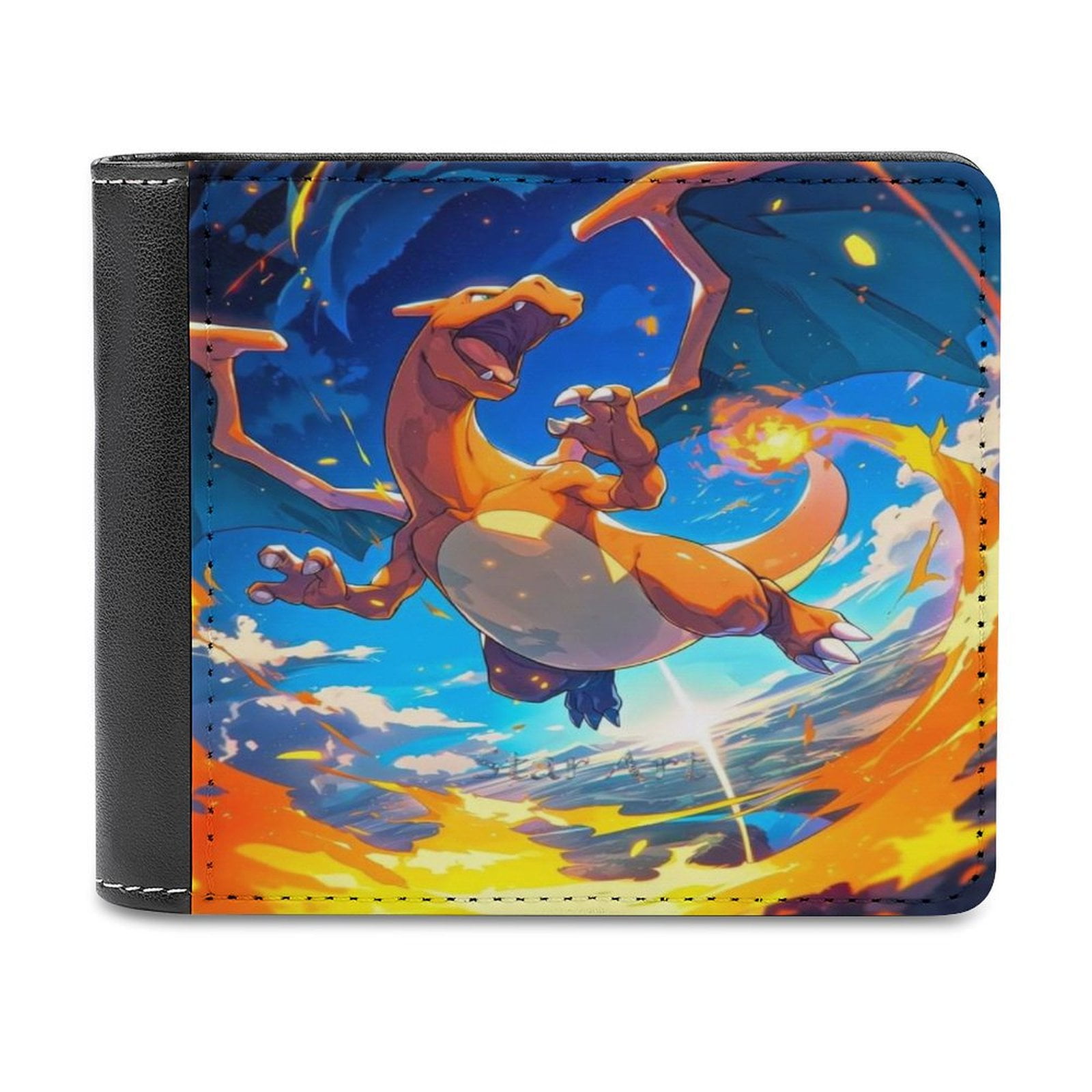 Charizard Wallet Purse Card Holder Anime for Men Women Charizard Merch ...