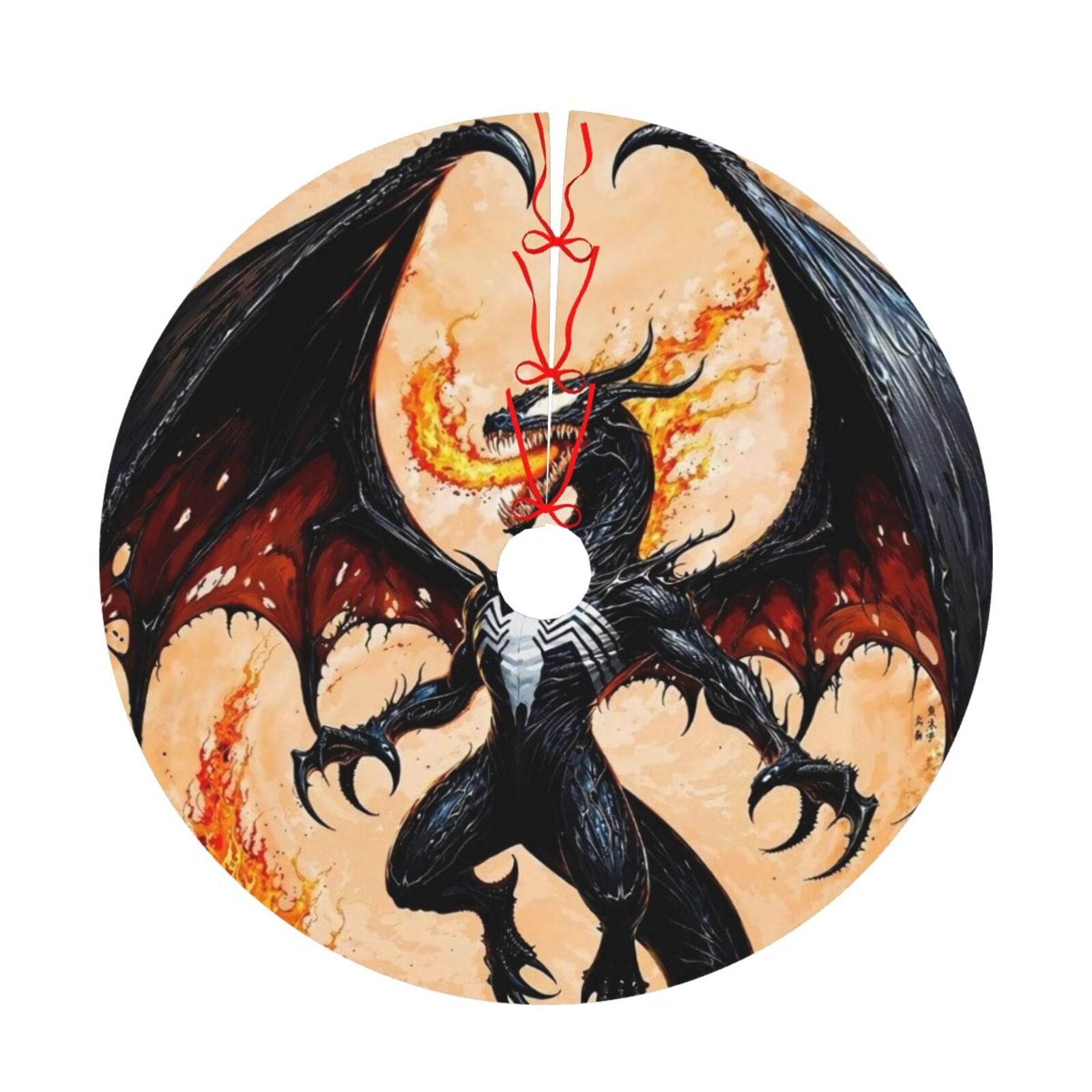 Charizard X Venom Poster Christmas Tree Skirt 48 Inch,Soft and Funny ...
