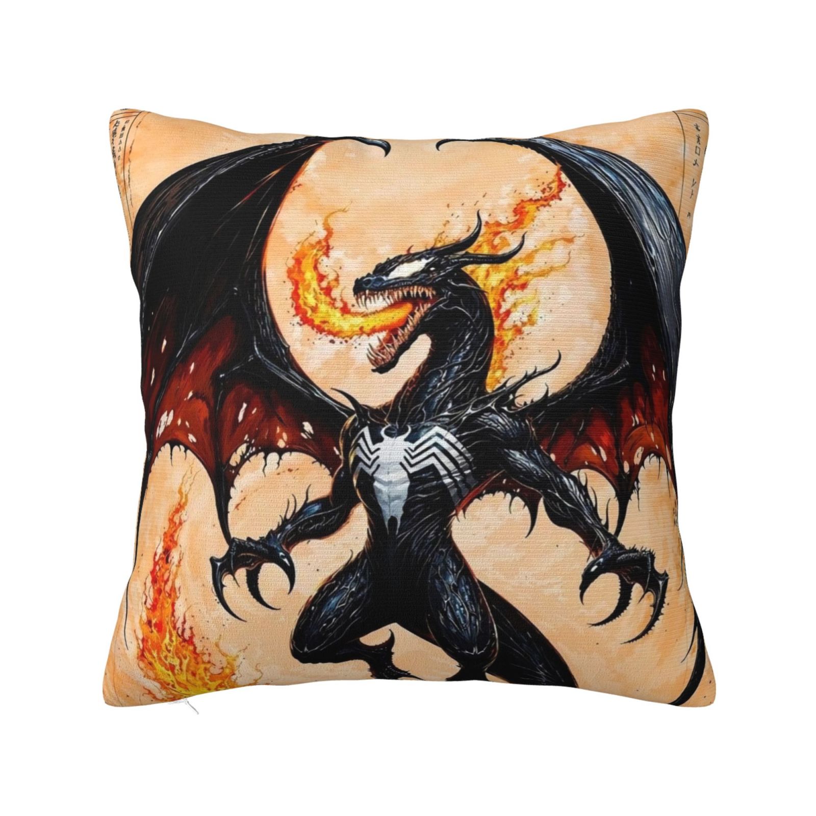 Charizard X Venom Poster Pillow Covers,26x26 Pillow Cover,Decorative ...
