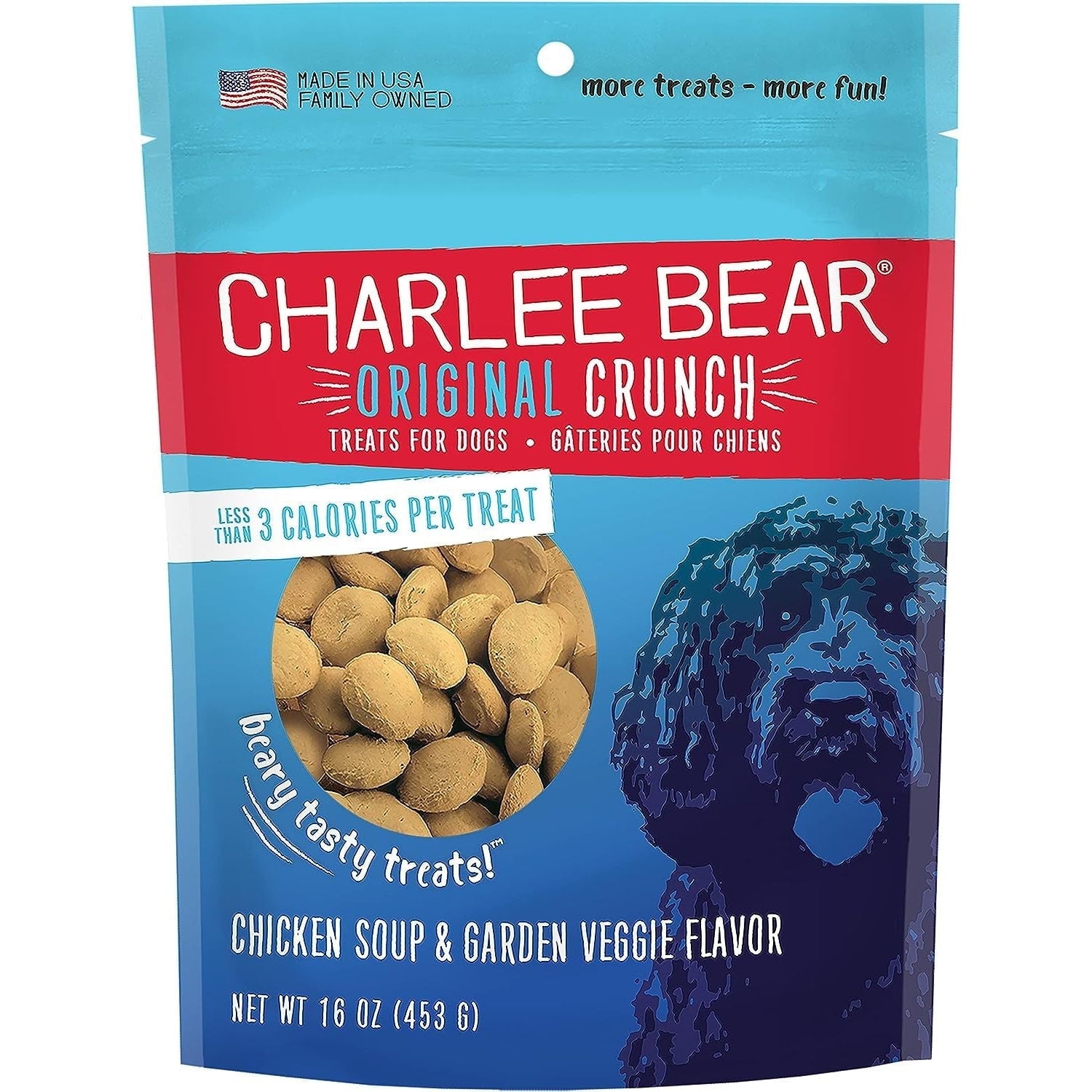 Charlee Bear Chicken Soup & Garden Veggie Dog Treats 16 oz. - Walmart.com