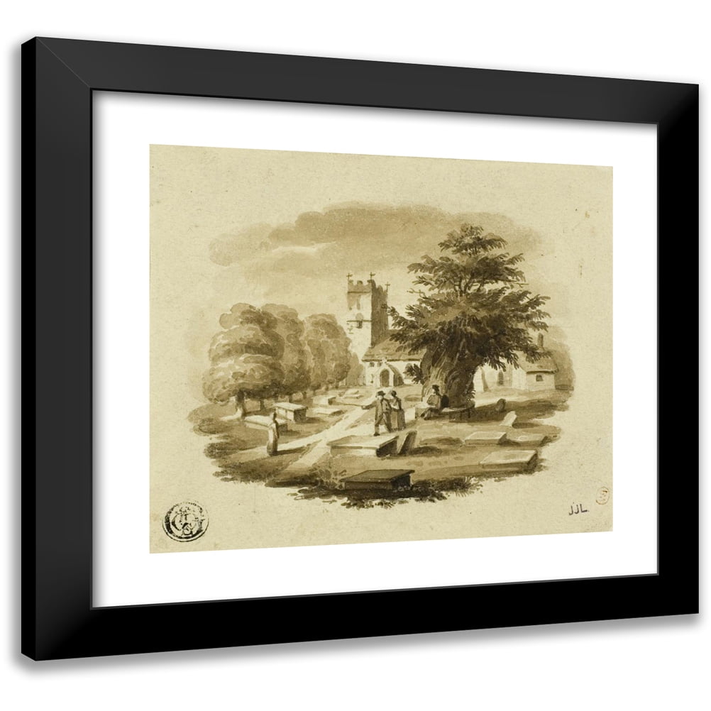 Charles Alfred Stothard 14x12 Black Modern Framed Museum Art Print ...