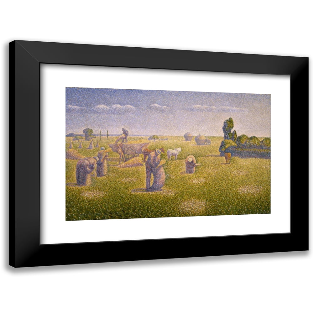 Charles Angrand 14x11 Black Modern Framed Museum Art Print Titled - The ...