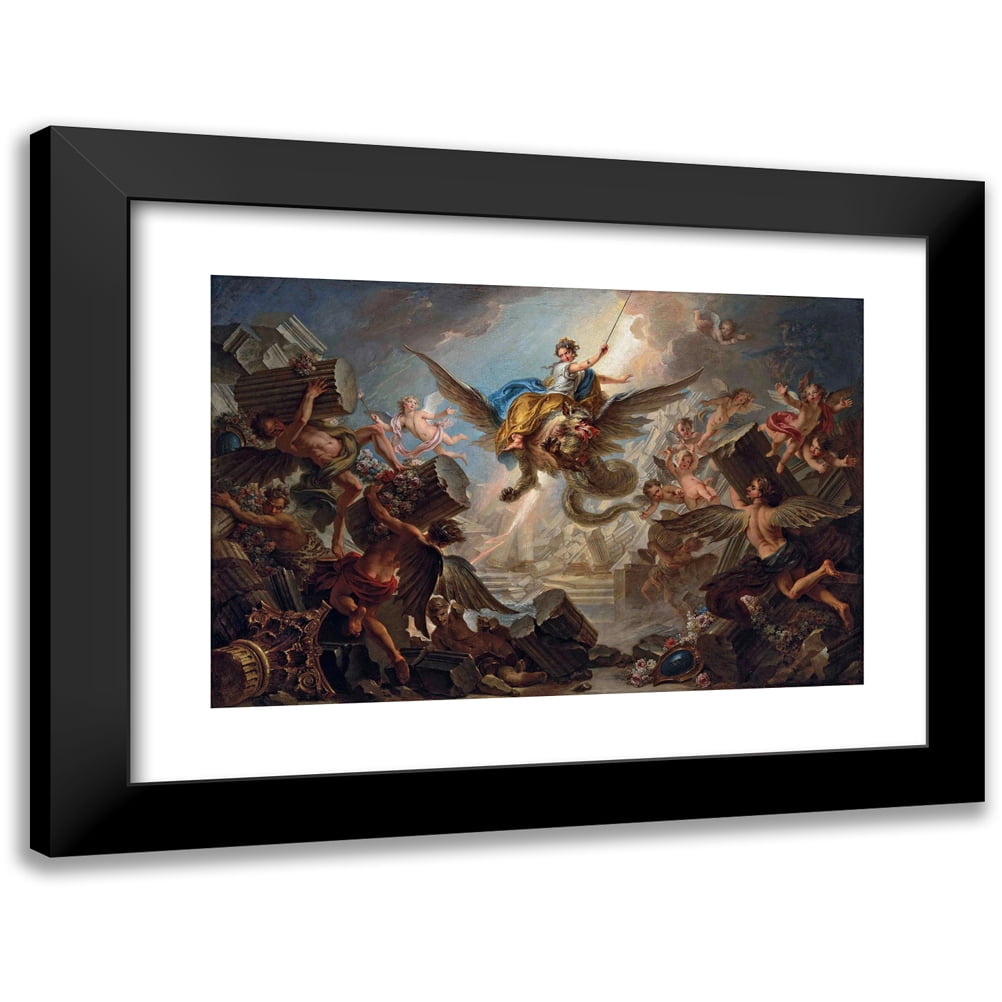 Charles-Antoine Coypel 18x13 Black Modern Framed Museum Art Print ...