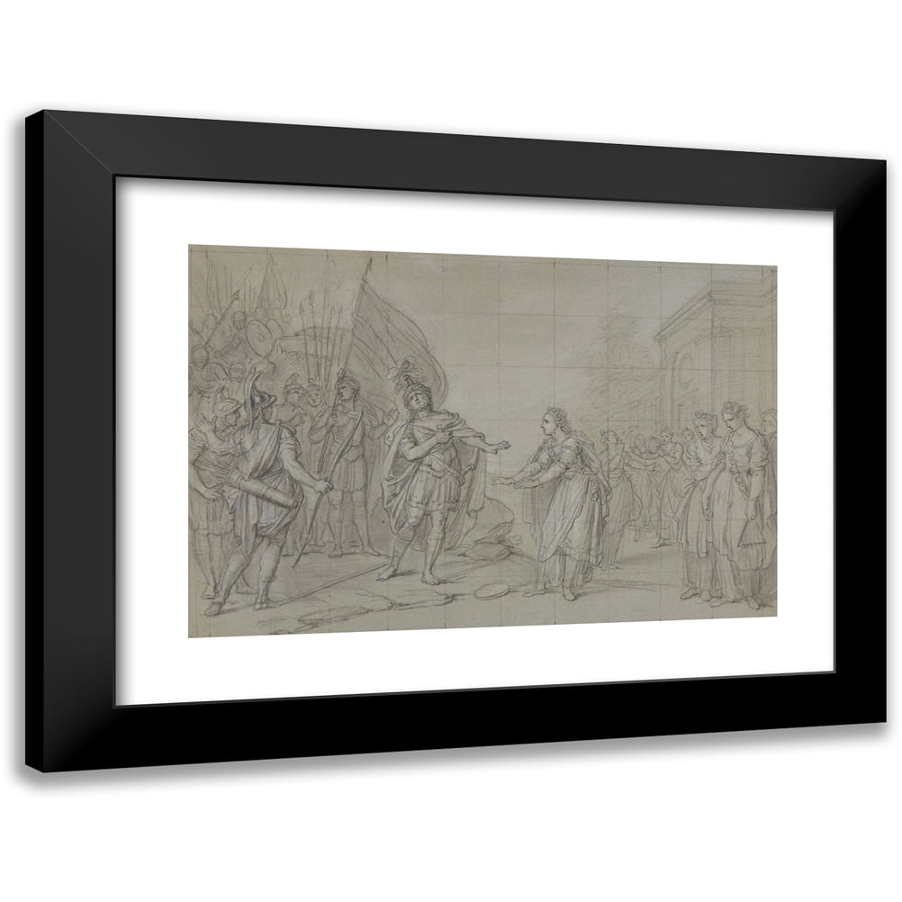Charles-Antoine Coypel 24x17 Black Modern Framed Museum Art Print ...