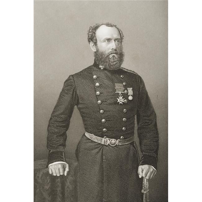 Charles Ashe Windham Cb1810-1870 British Major-General Engraved by Dj ...