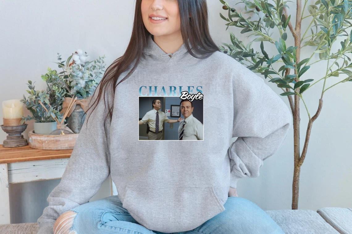 Charles Boyle Brooklyn Hoodie Nine-Nine 90s Comedy Scene Fan, for men ...