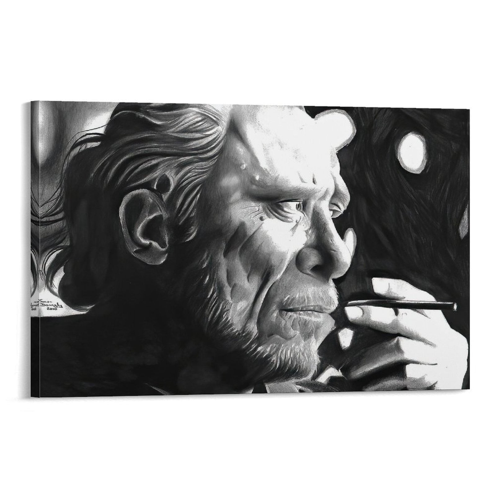 Charles Bukowski (4) Poster of A Poet Canvas Poster Wall Art Picture ...