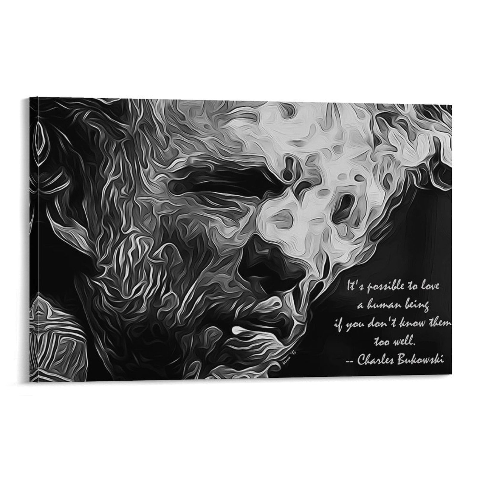 Charles Bukowski (7) Poster of A Poet Posters Art Print Wall Photo ...
