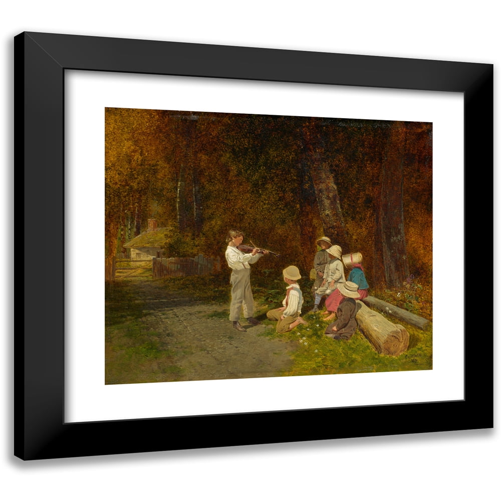 Charles Caleb Ward 23x20 Black Modern Framed Museum Art Print Titled ...