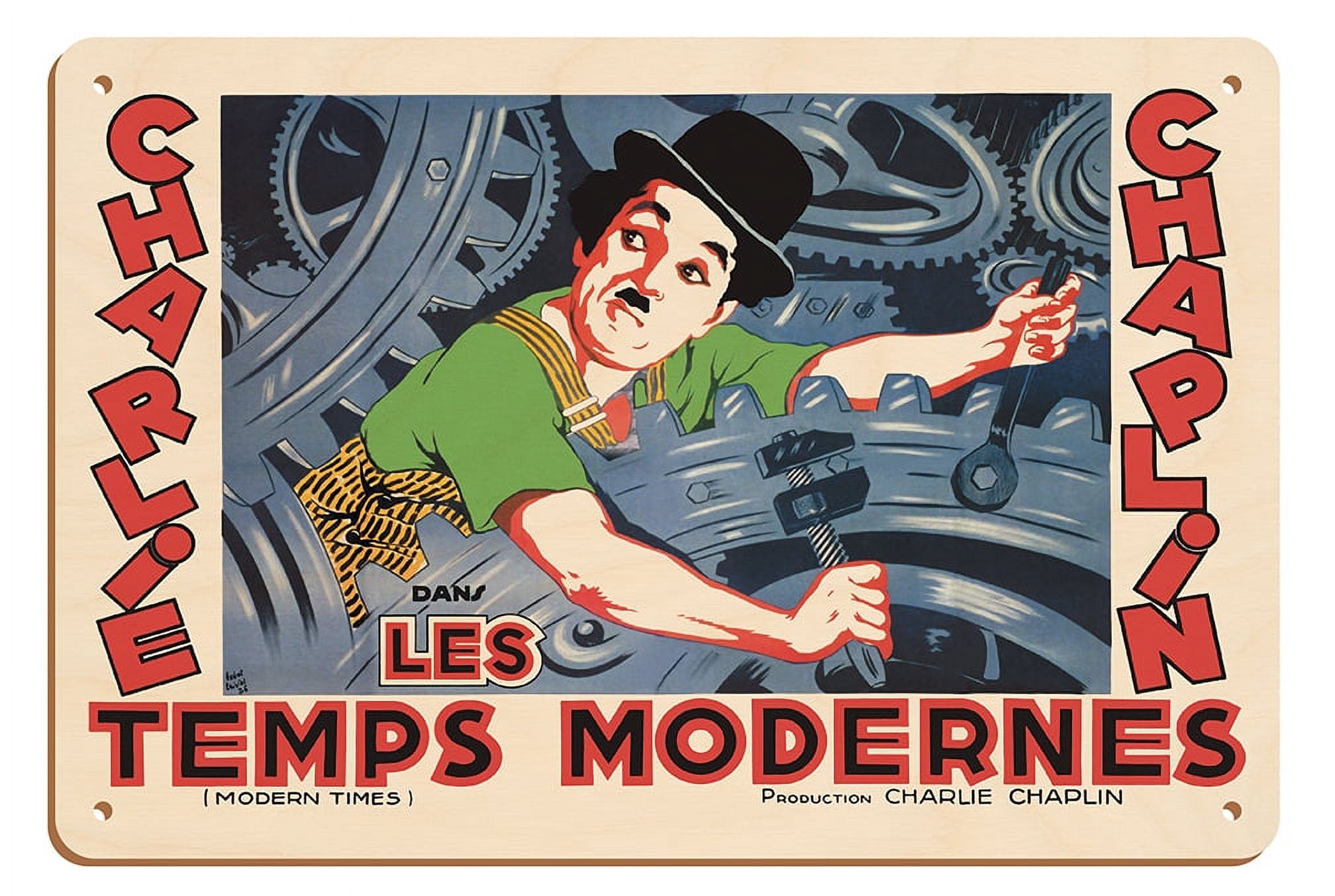 Charles Chaplin Modern Times (Les Temps Modernes) - Vintage French Film ...