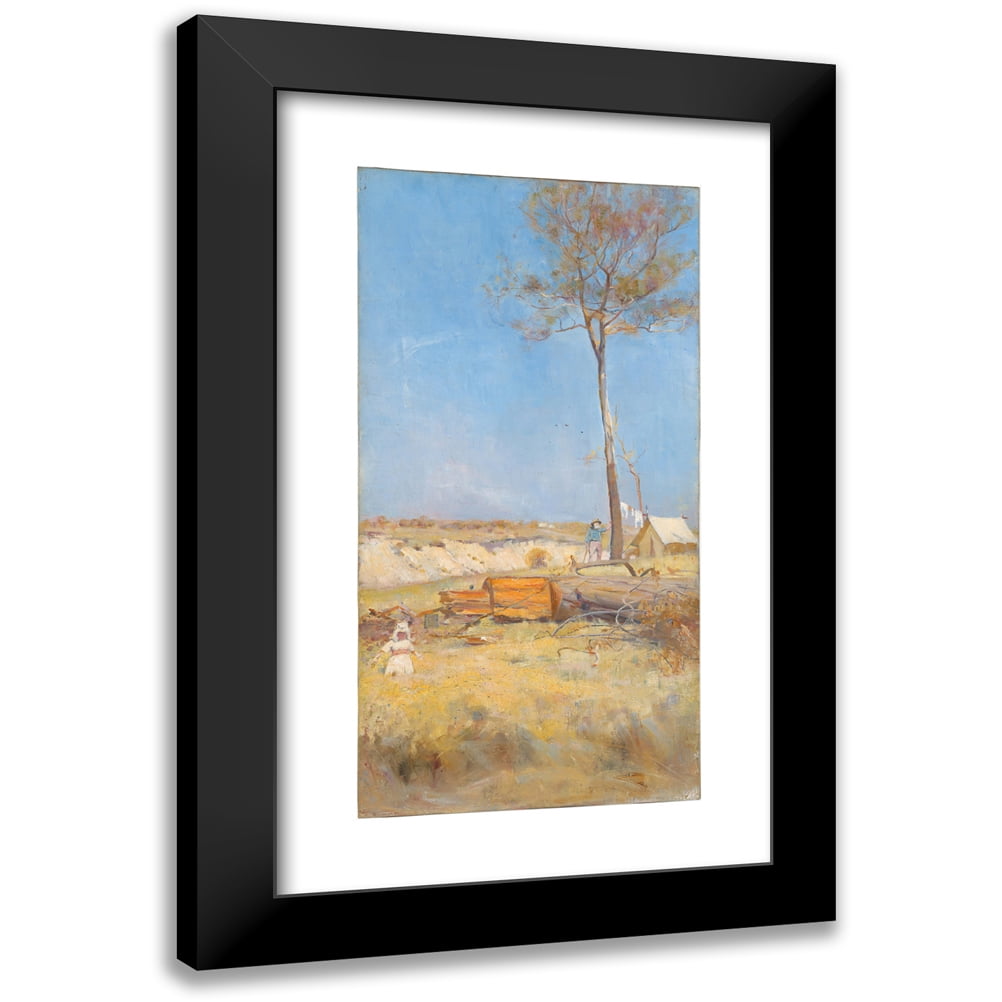 Charles Conder 11x18 Black Modern Framed Museum Art Print Titled ...