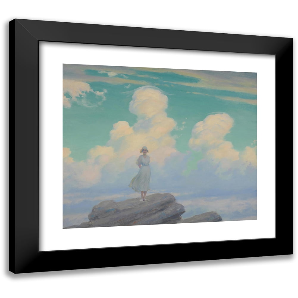 Charles Courtney Curran 17x15 Black Modern Framed Museum Art Print Titled - The Veiled Cloud ...