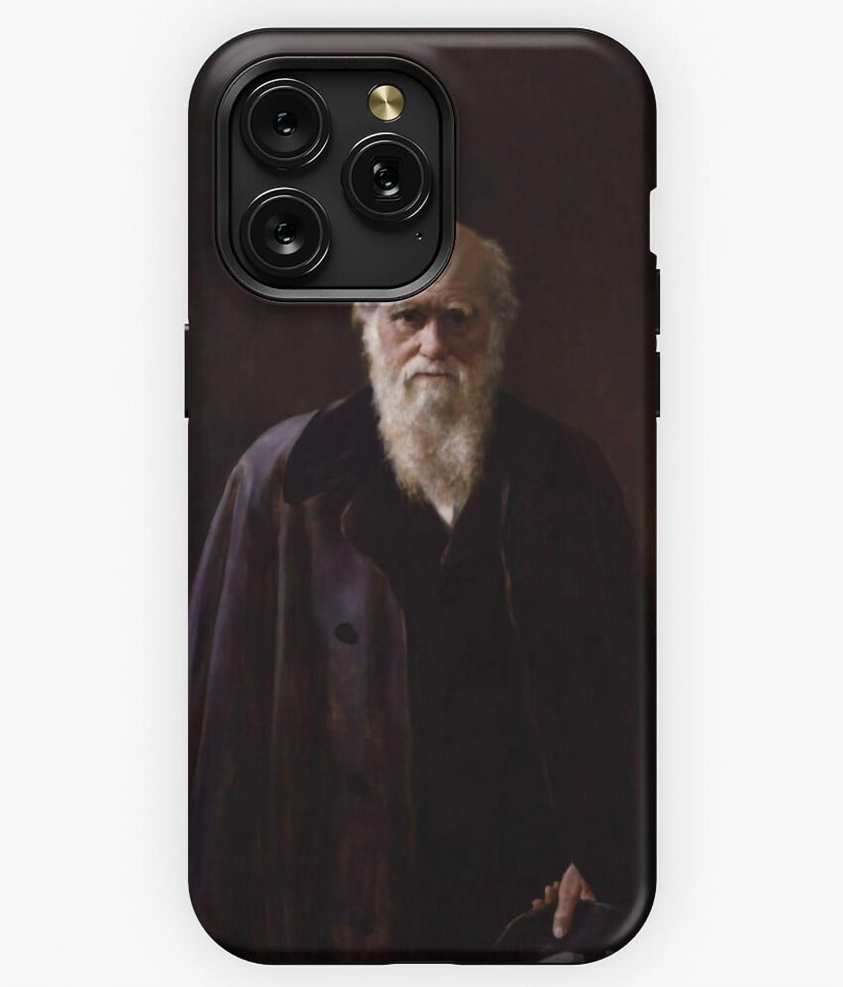 Charles Darwin Theory of Evolution Naturalist Portrait A2004 Phone Case ...